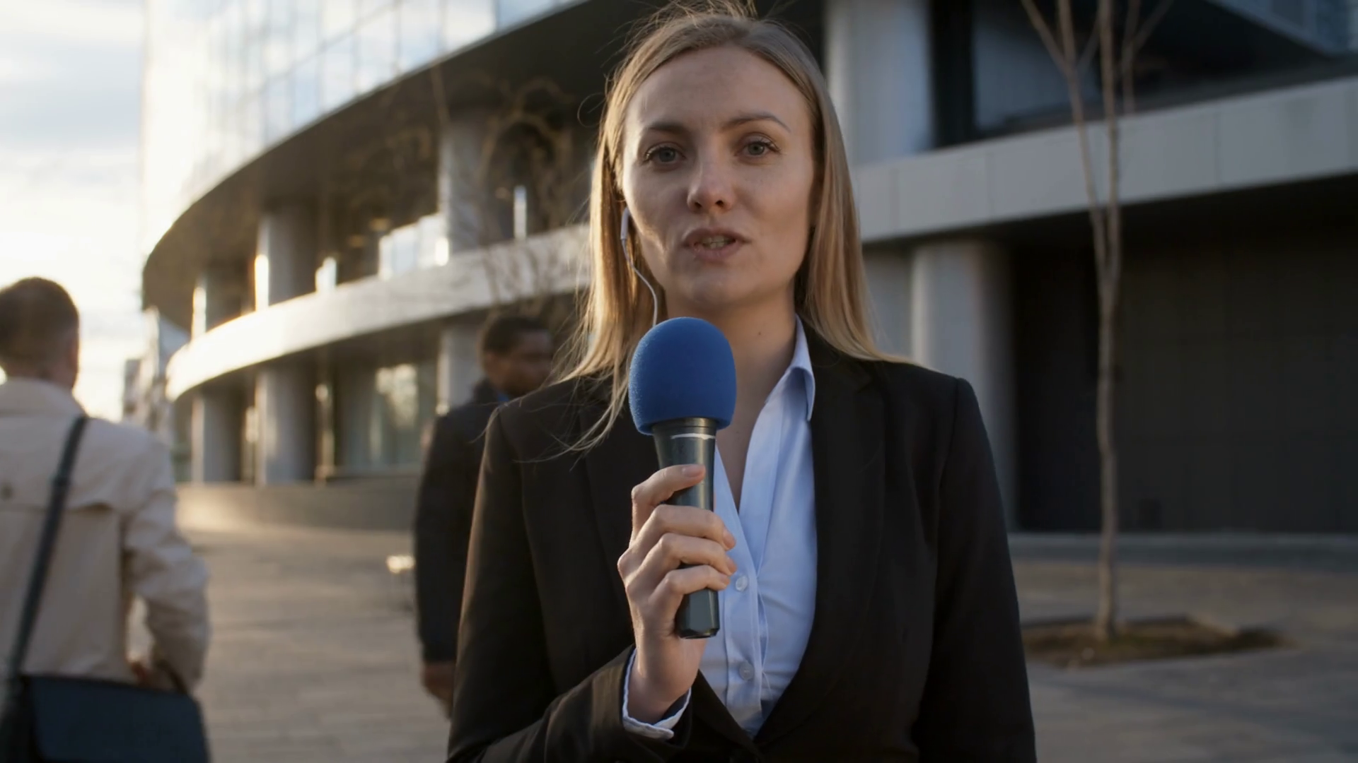 Medium Shot Of Female Caucasian News Stock Footage SBV-330155876 ... Medium Shot Of Female Caucasian News Stock Footage SBV-330155876 ...