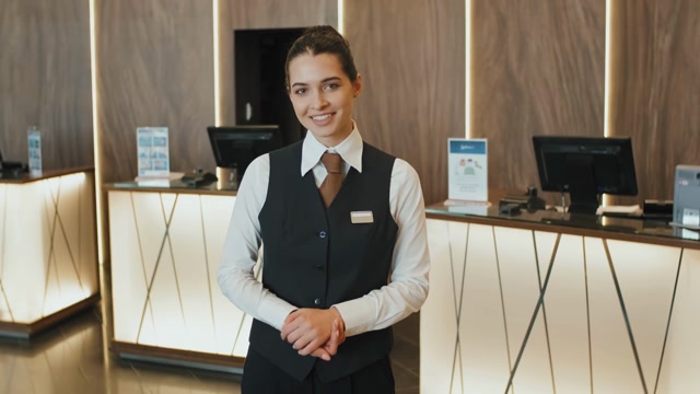 Hotel Lobby Woman Stock Footage: Royalty-Free Video Clips - Storyblocks