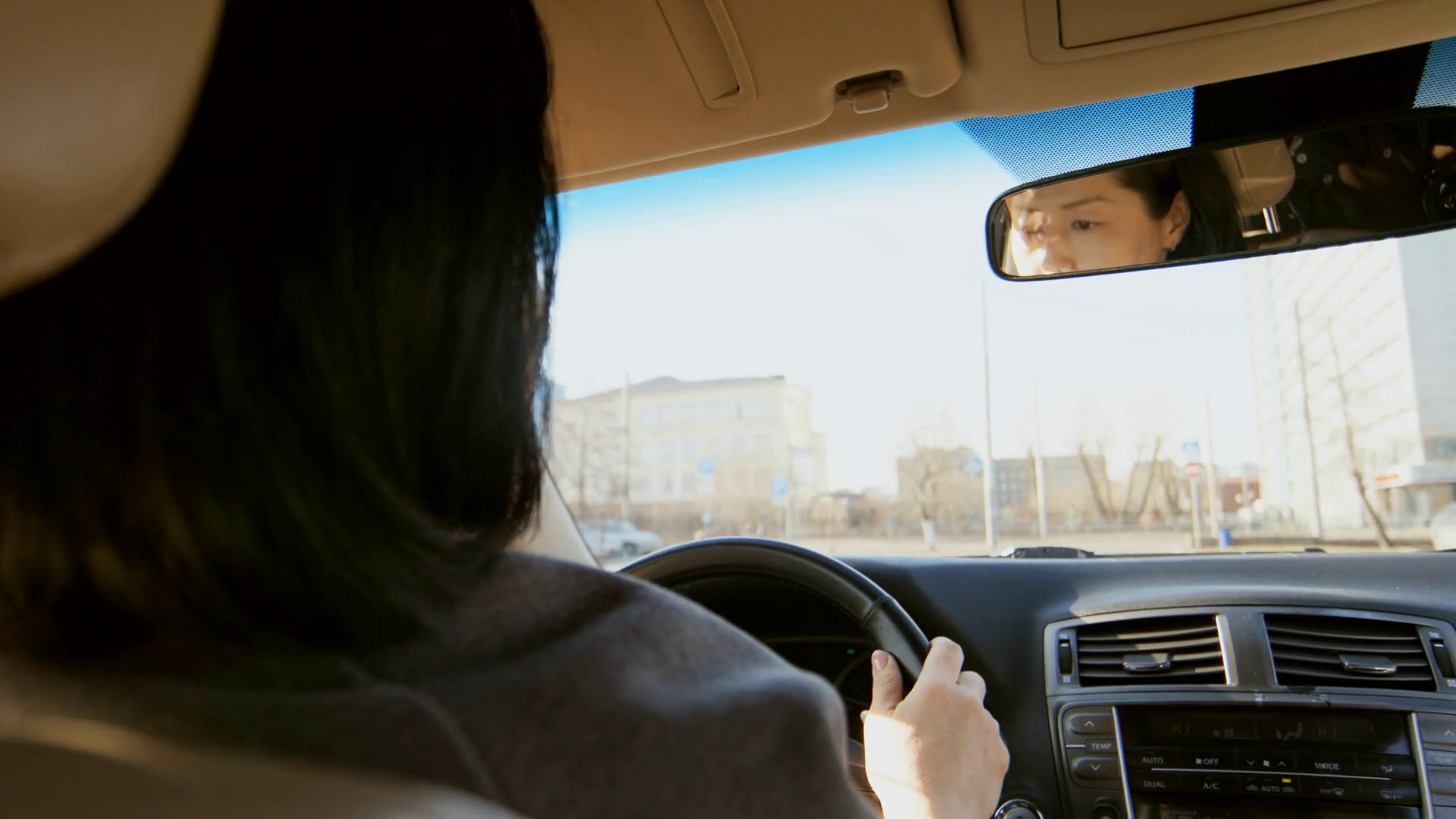 Middle-aged Asian Woman Seen From Back Stock Footage SBV-329521281 ...