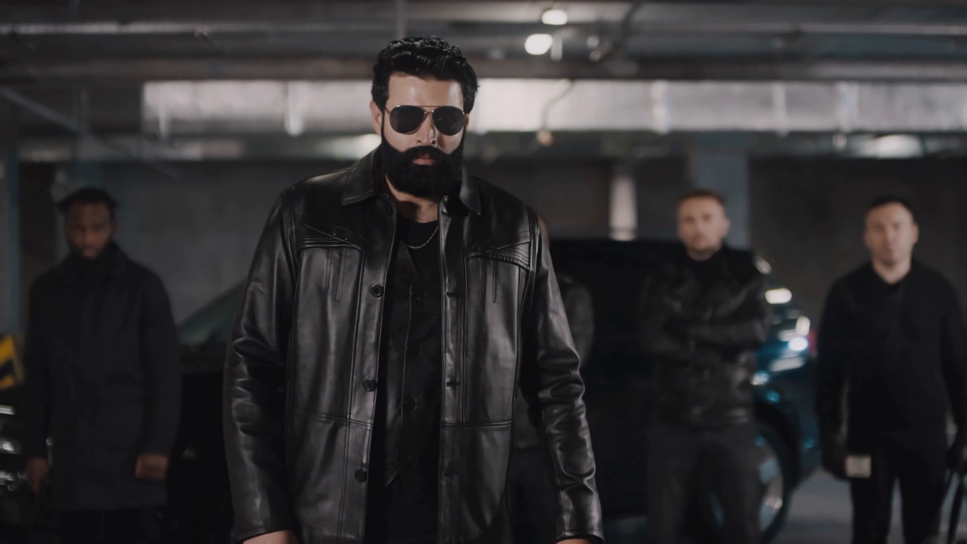 Portrait Of Brutal Bearded Middle Eastern Stock Footage SBV-338830452 ...