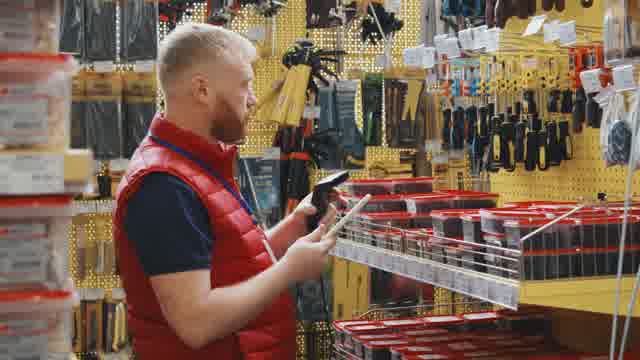 Hardware Store Worker Stock Footage: Royalty-Free Video Clips - Storyblocks
