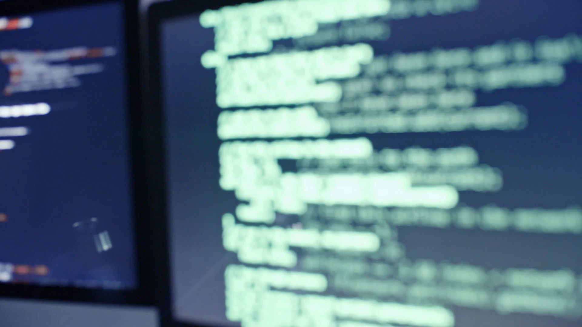 Tracking Shot From Computer Monitors With Stock Footage SBV-316863952 ...