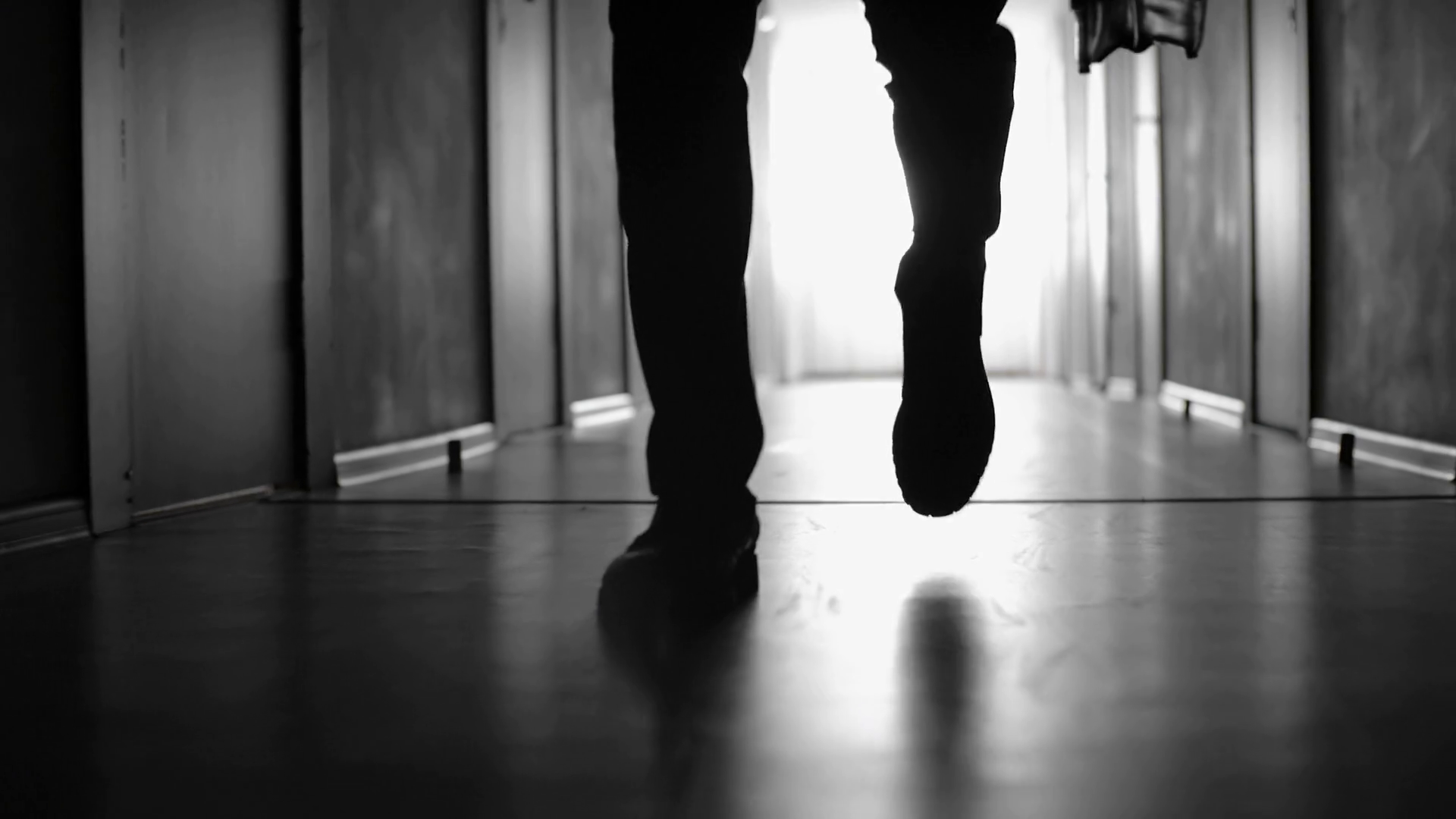 Tracking With Low-section Of Silhouette Of Stock Footage SBV-316270197 ...