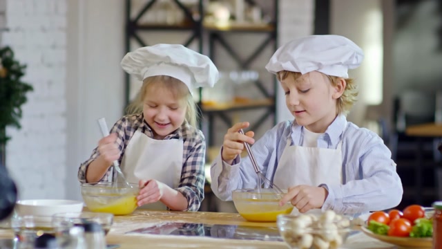 Kids Cooking In Kitchen Stock Footage: Royalty-Free Video Clips ...