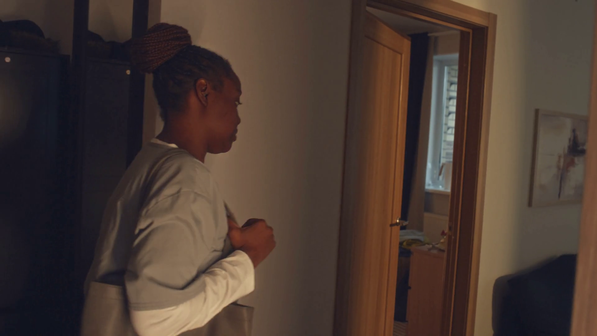 Medium Rear Tracking Shot Of Tired Young Stock Footage SBV-348699495 ...