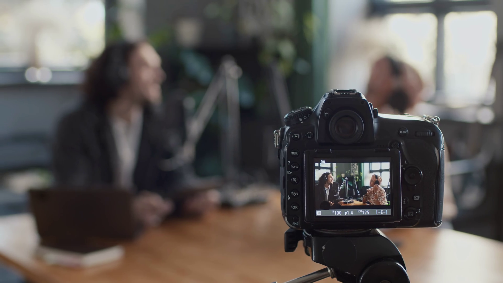 Closeup Footage With Focus On Video Camera Stock Footage SBV-348820208 ...