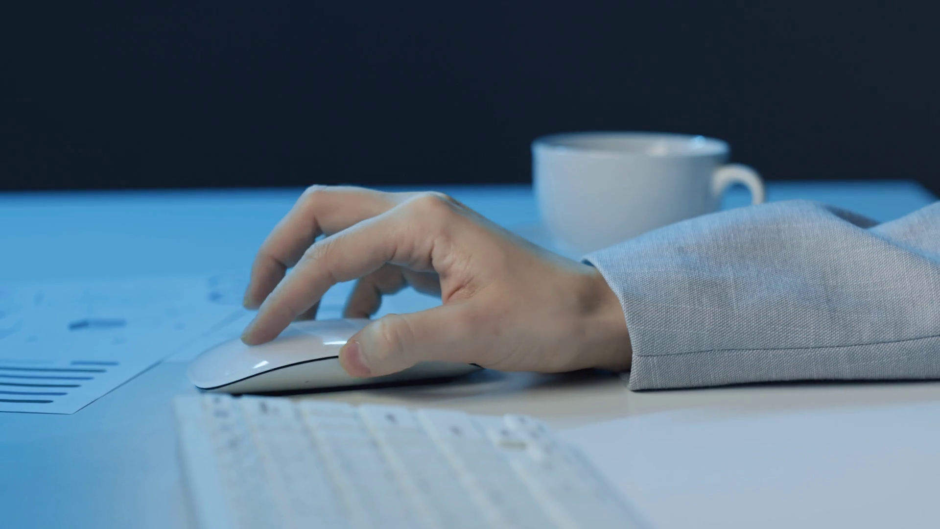 Side View Close Up Of Female Secretary Stock Footage SBV-347743670 ...