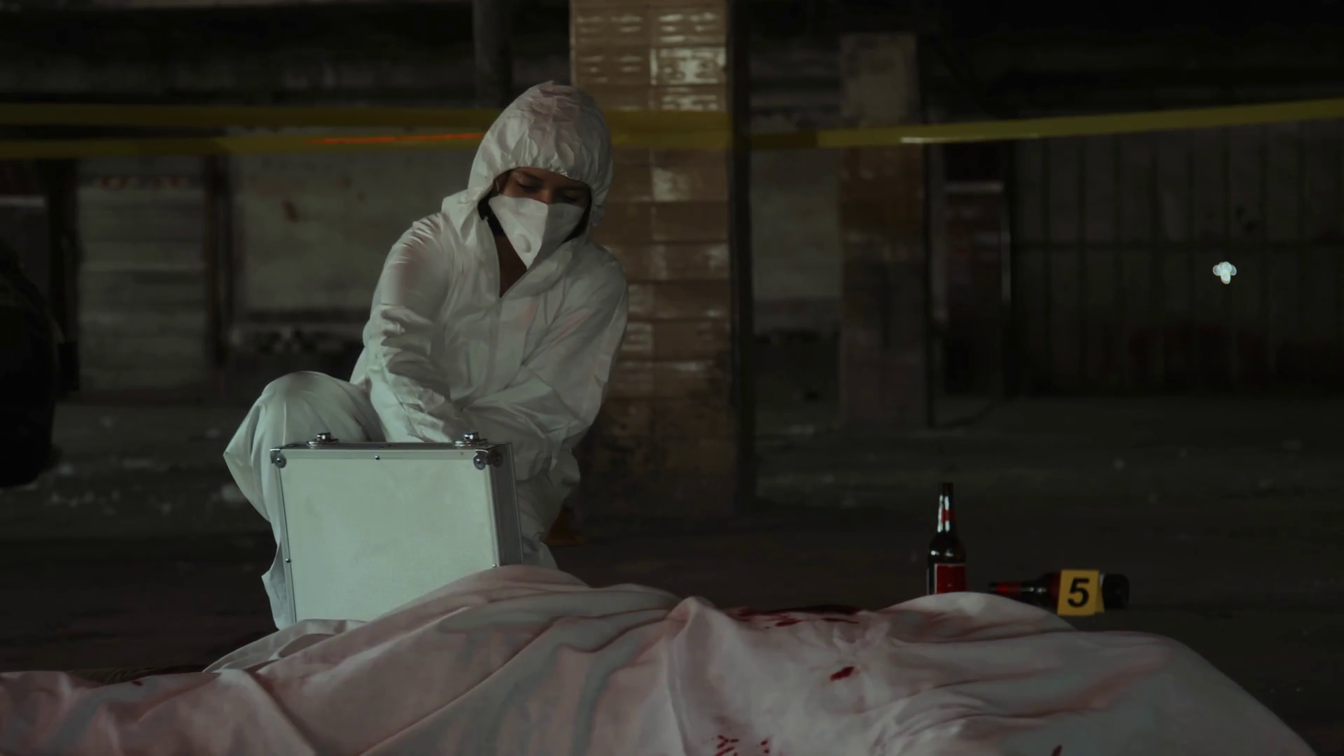 Full Shot Of Forensic Specialists In Stock Footage SBV-347654057 ...