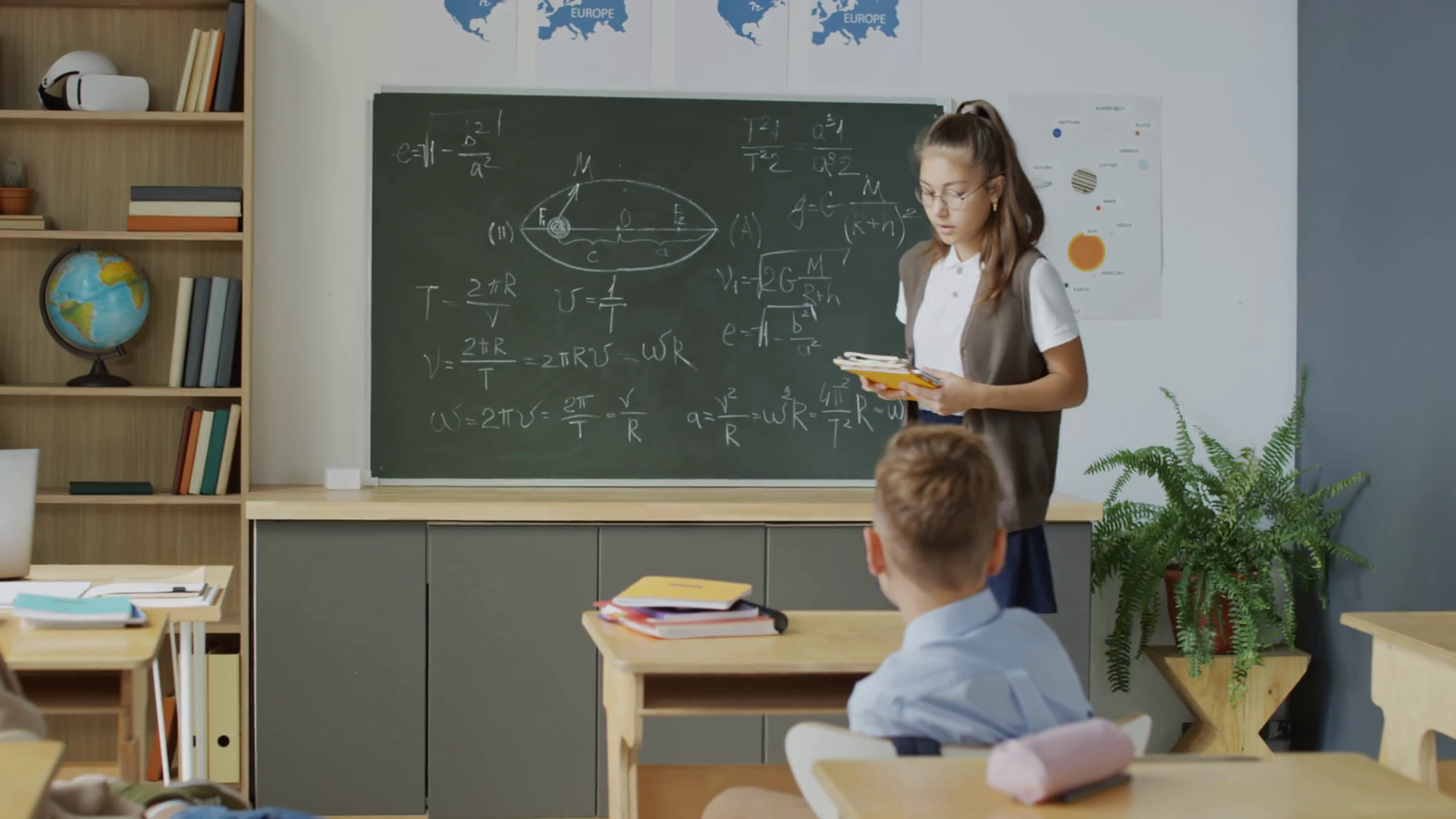 Group Of Teenage Bullies Sitting At Desks In Stock Footage SBV ...