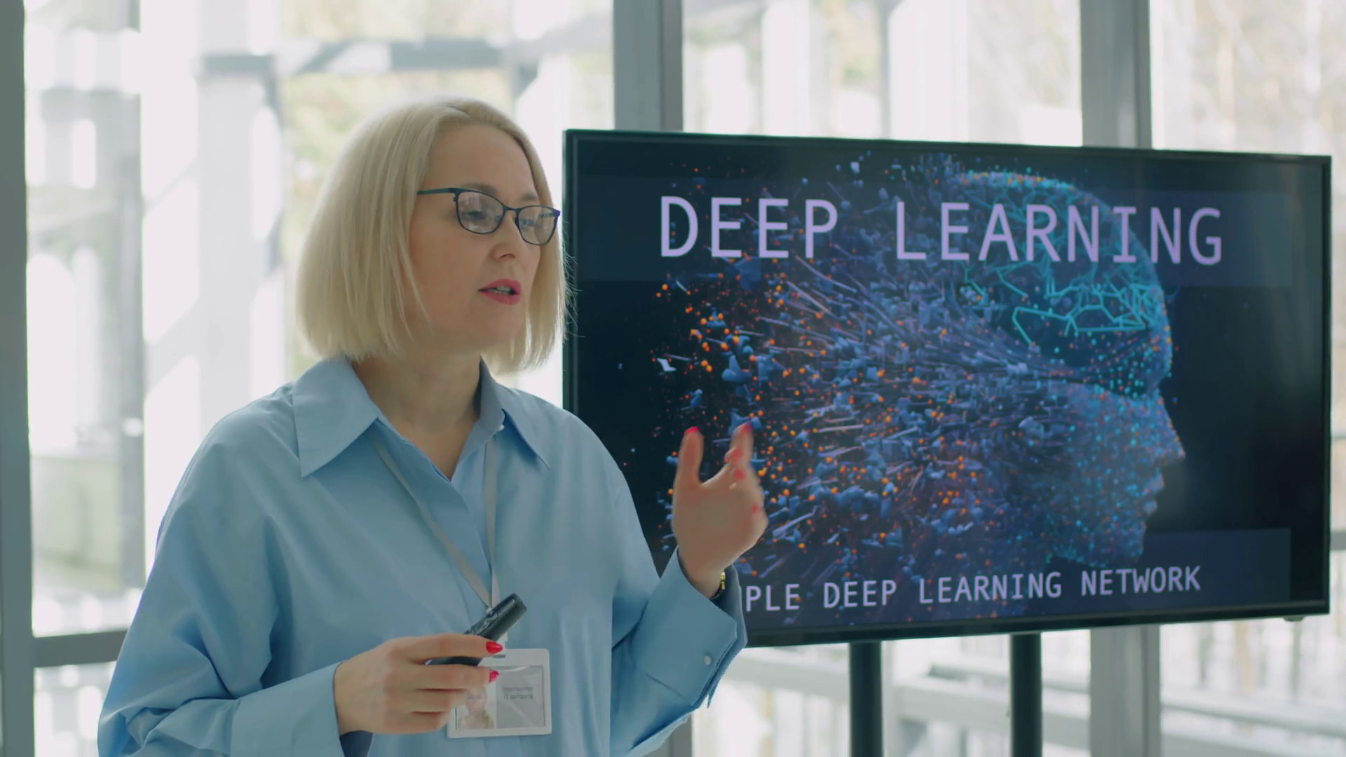 Female Professor Lecturing Students On Stock Footage SBV-348681135 ...