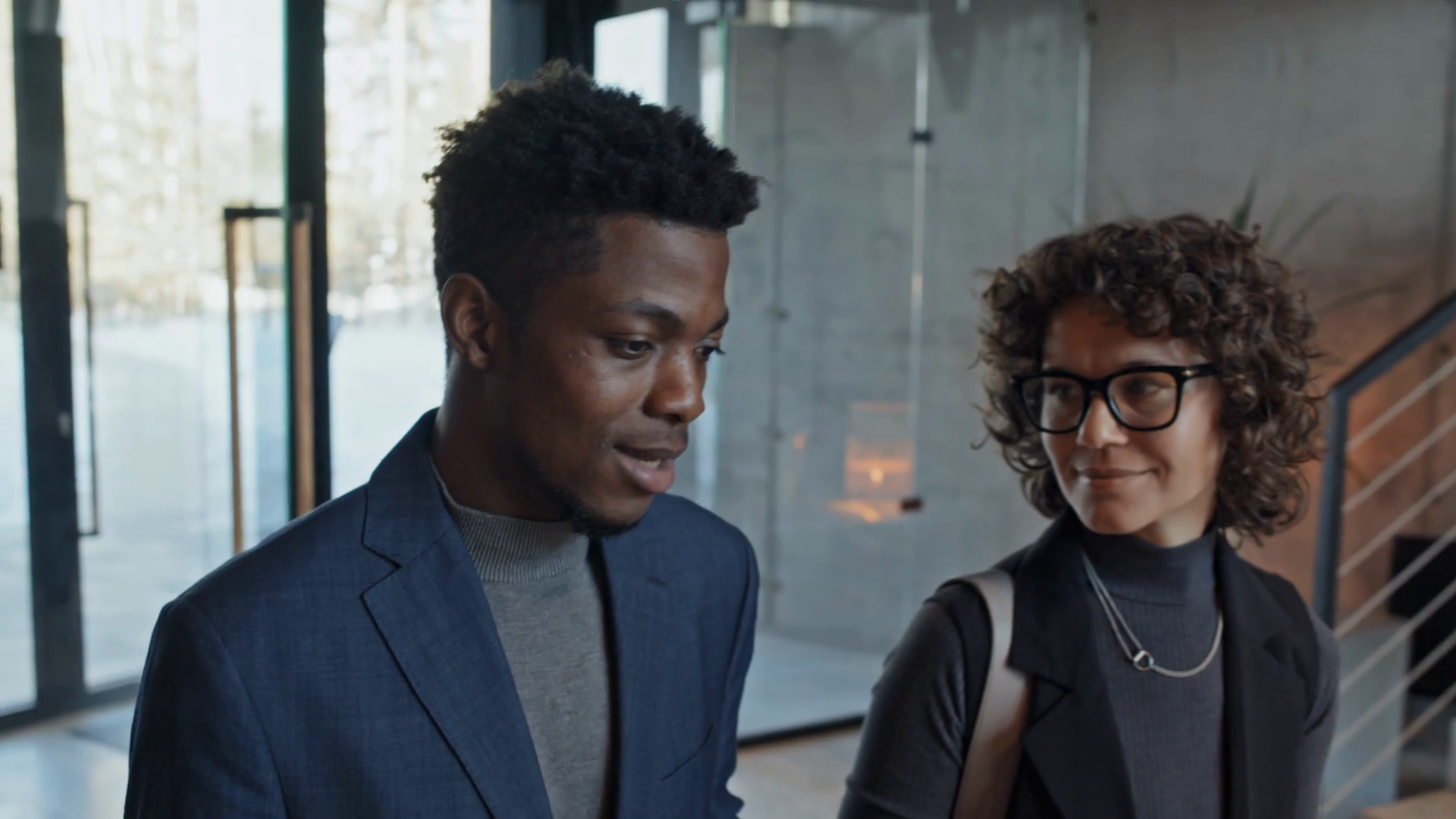 Professional Conversation Between Diverse Stock Footage SBV-347778369 ...