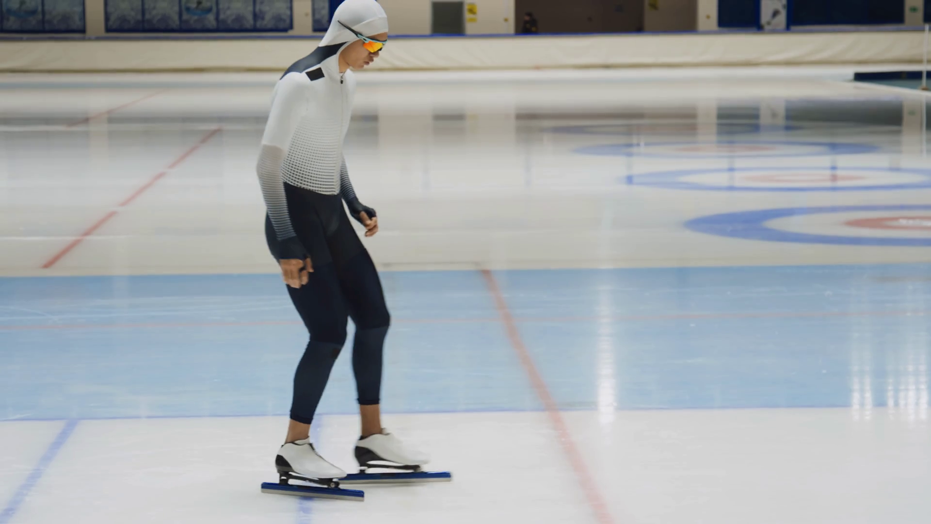 Full Side Stab Slowmo Shot Of Young Biracial Stock Footage SBV ...