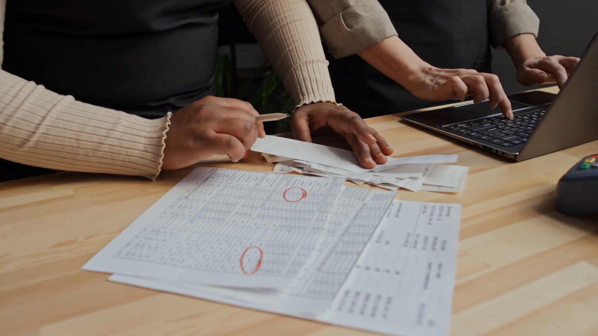 Two Small Business Owners Working Behind Stock Footage SBV-348655500 ...