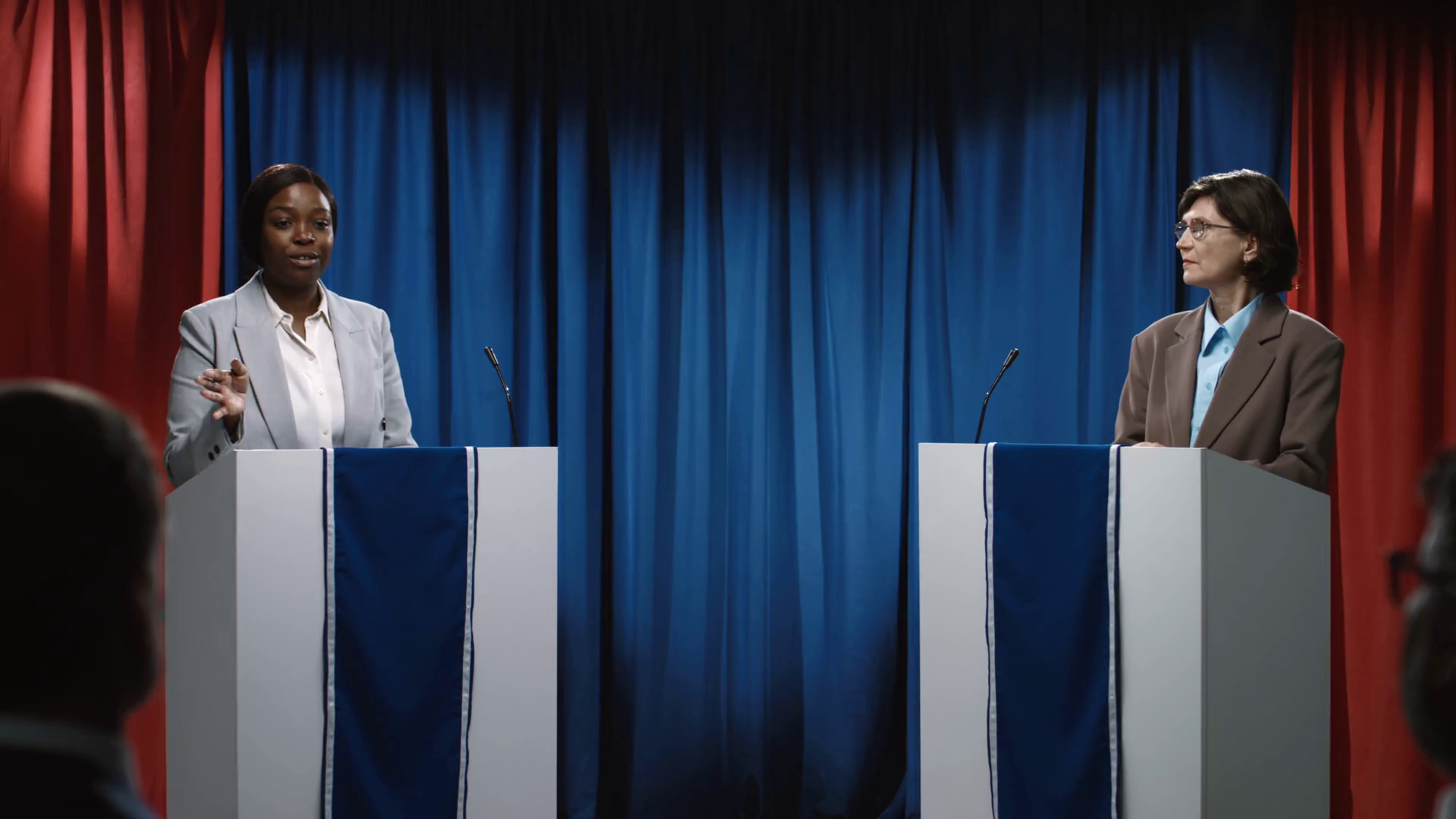 Medium Full Shot Of Two Diverse Female Stock Footage SBV-348862726 ...