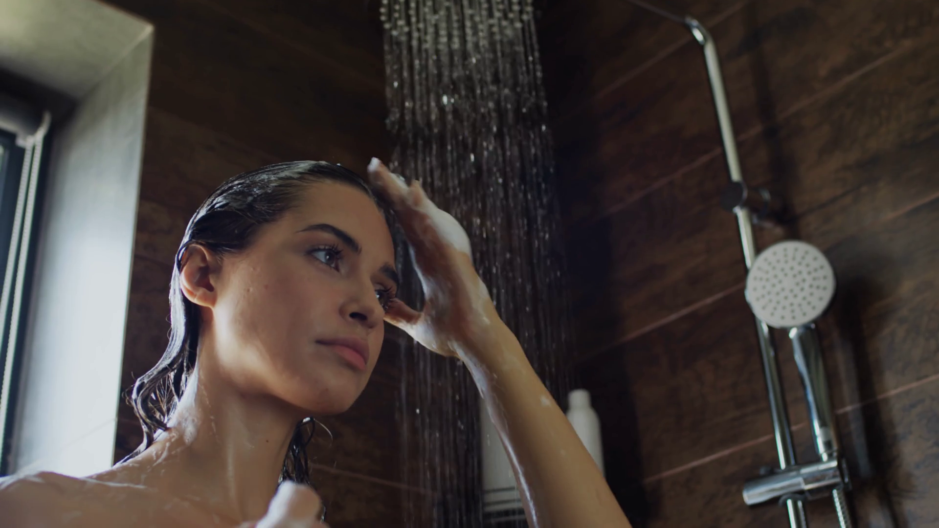 Close-up Low Angle Slowmo Shot Of Beautiful Stock Footage SBV-348821190 - Storyblocks