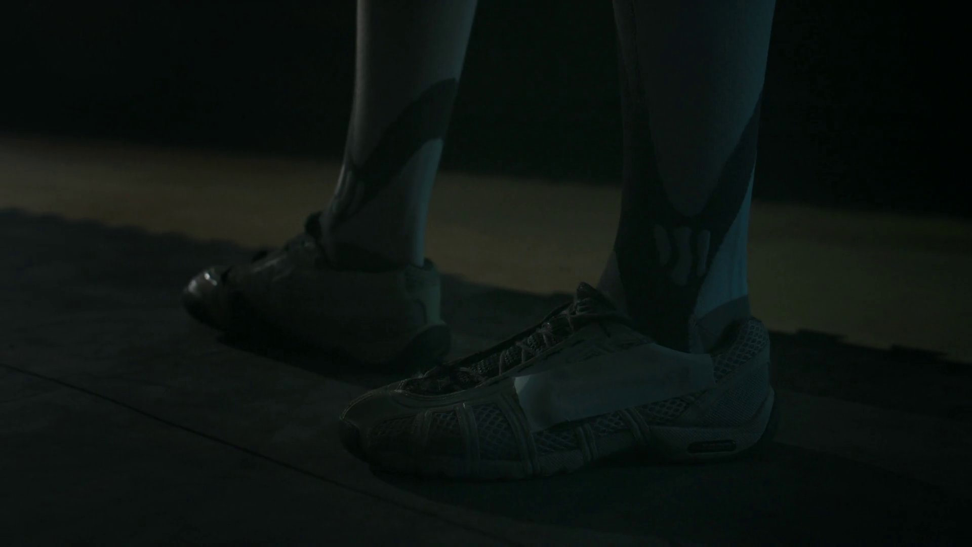 Ground Level Tracking Footage Of Legs Of Stock Footage SBV-348915101 ...