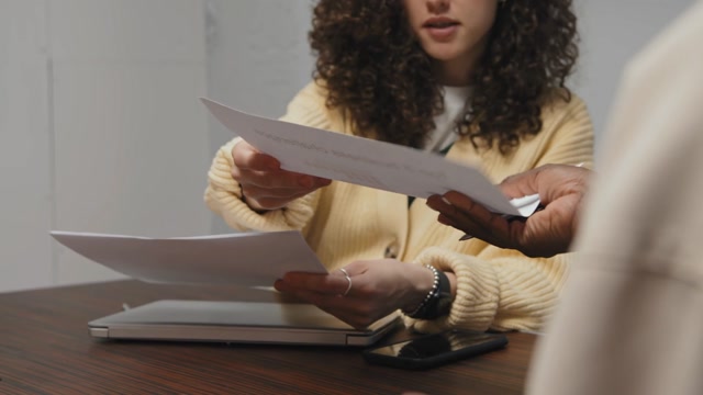 Handing Paper Stock Footage: Royalty-Free Video Clips - Storyblocks