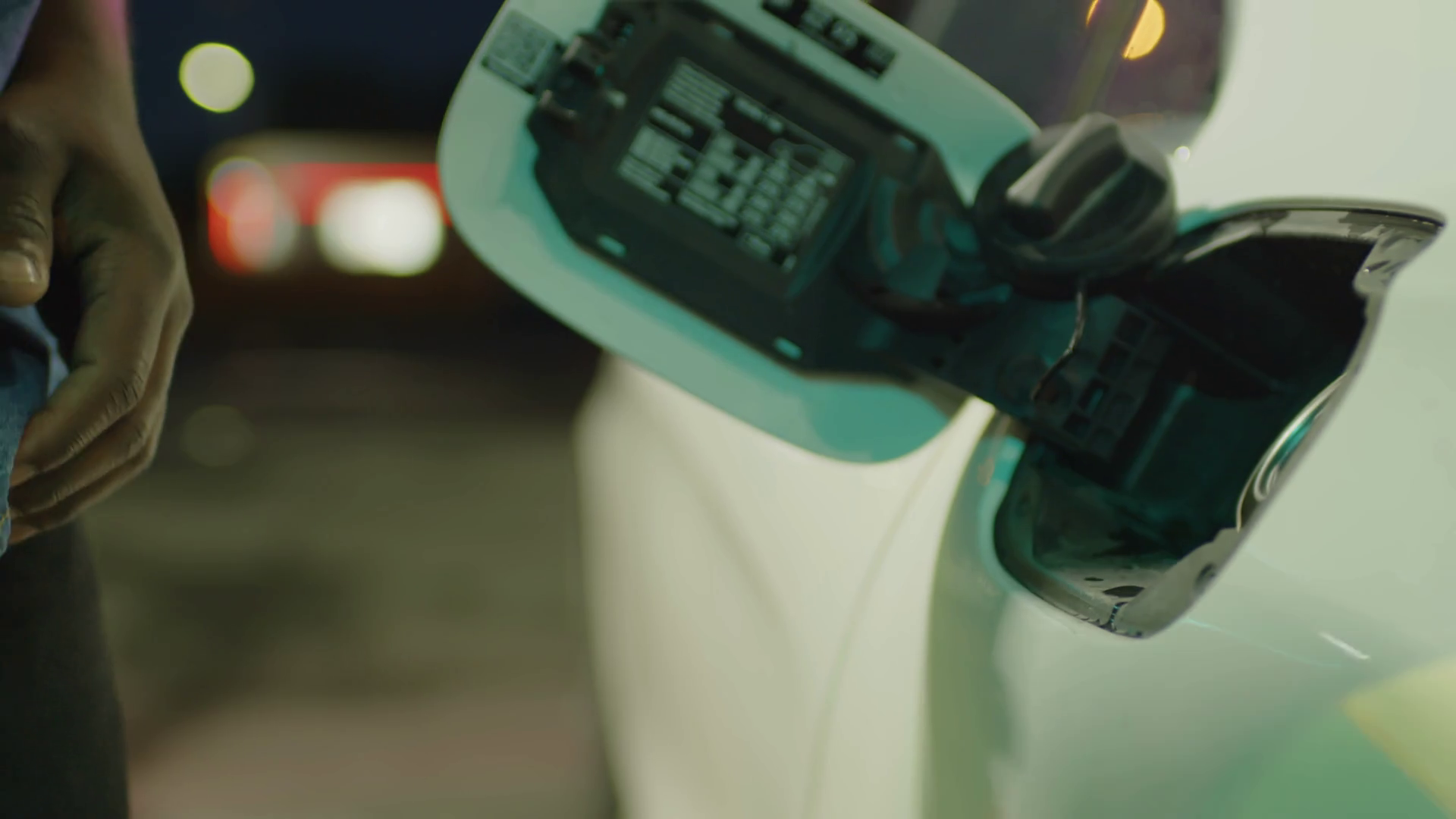 Side Closeup Of Unrecognizable Hand Putting Stock Footage SBV-348802856 ...