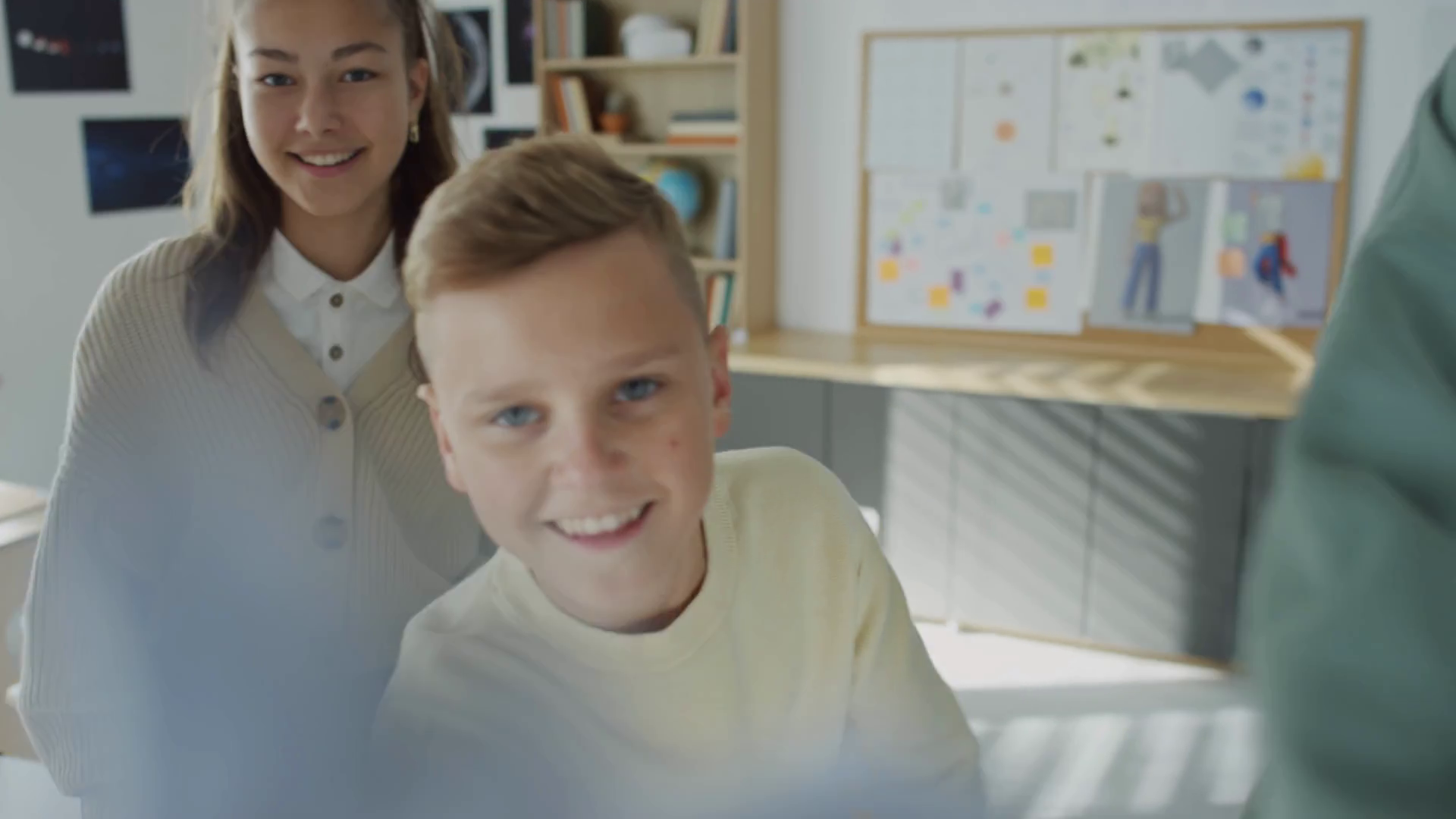 Handheld Pov Shot Of Multi Ethnic Teenagers Stock Footage Sbv 348373426 Storyblocks 