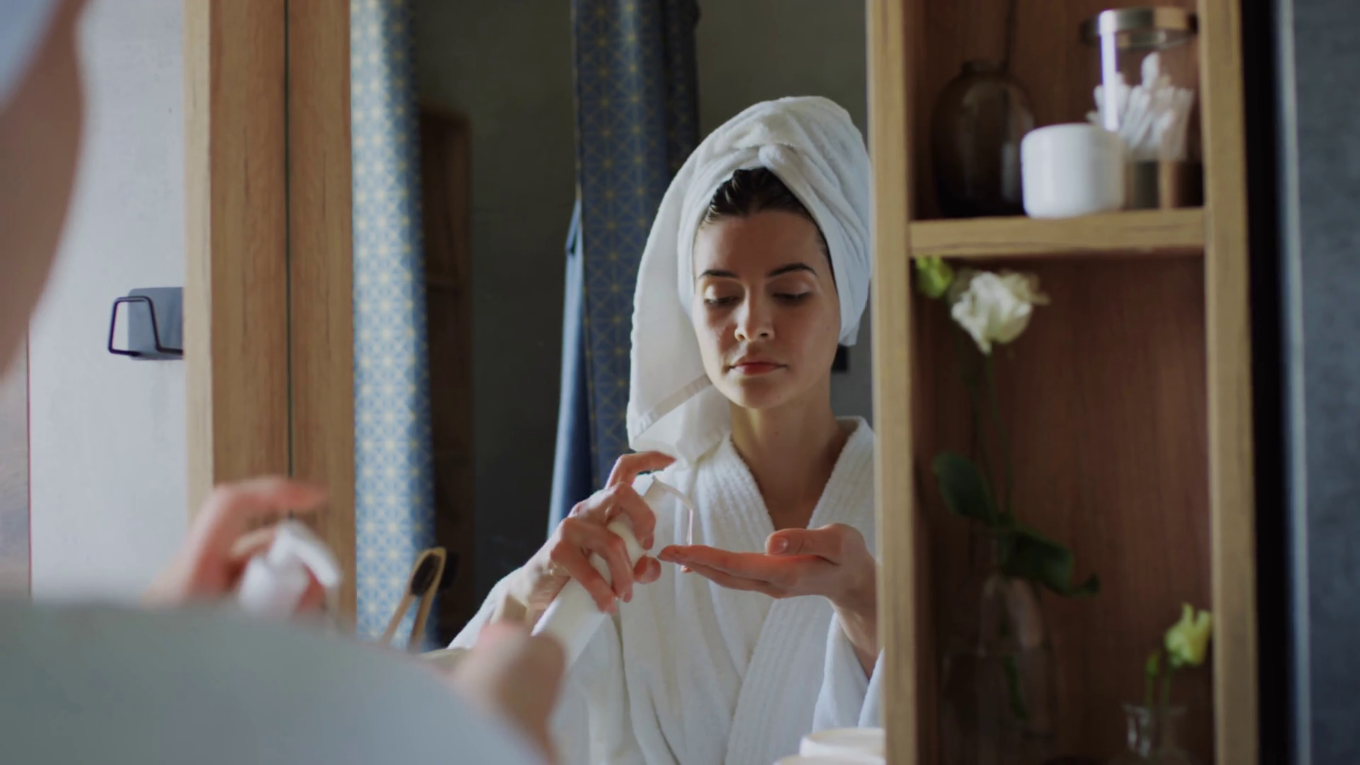 Close-up Over-shoulder Shot Of Caucasian Stock Footage SBV-348821930 - Storyblocks