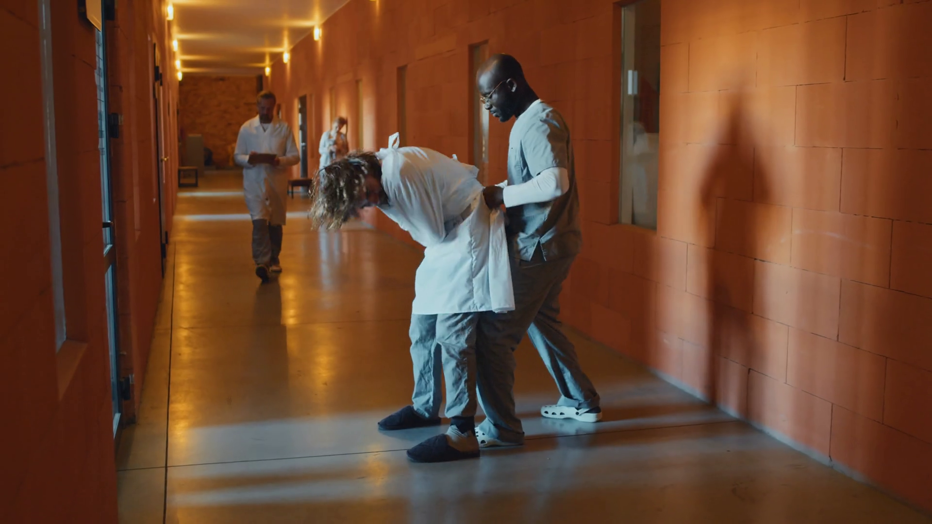 Two Male Doctors Working In Asylum Stock Footage SBV-348537923 ...