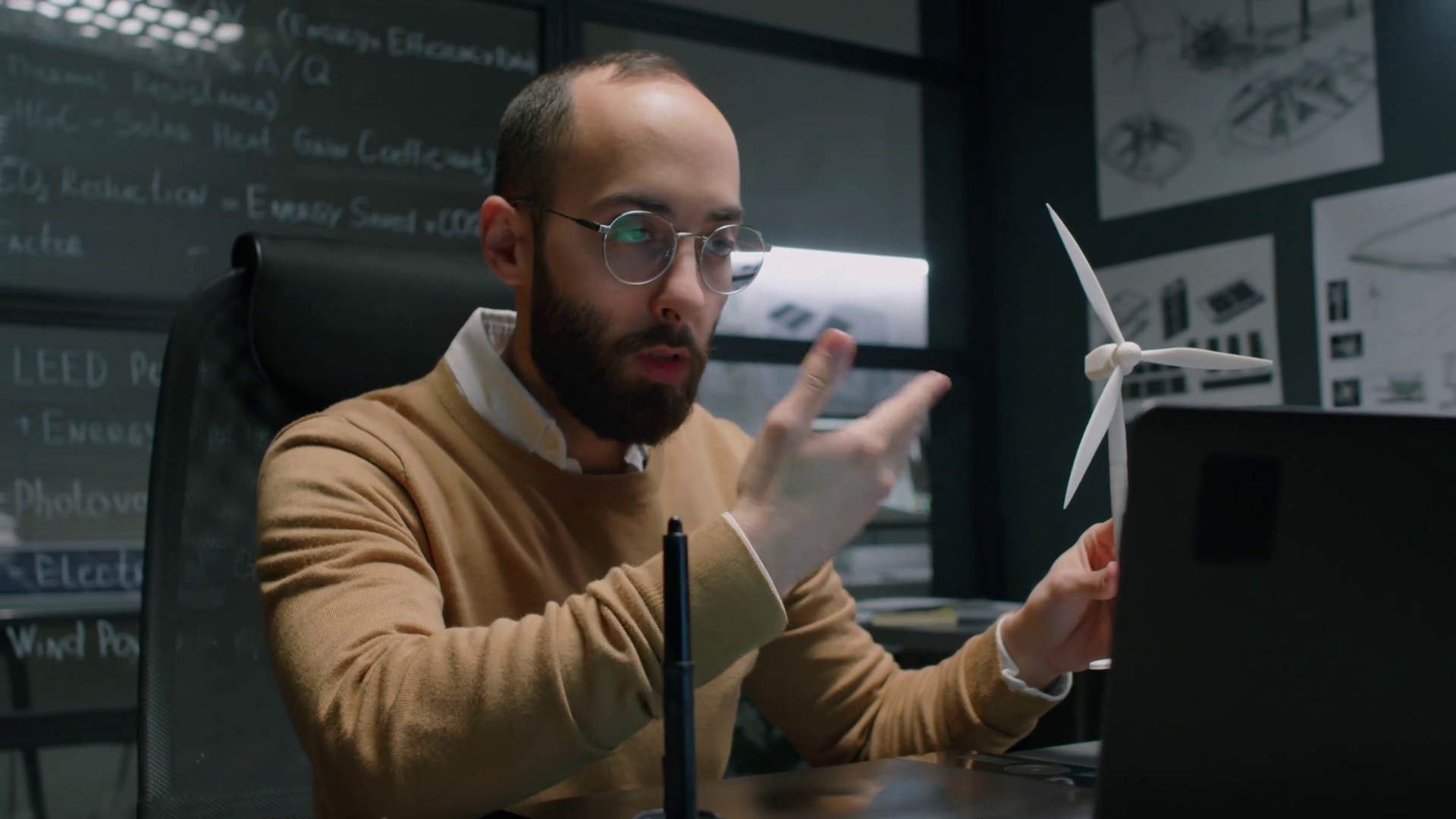 Medium Footage Of Male Innovator In Glasses Stock Footage SBV-348943370 ...