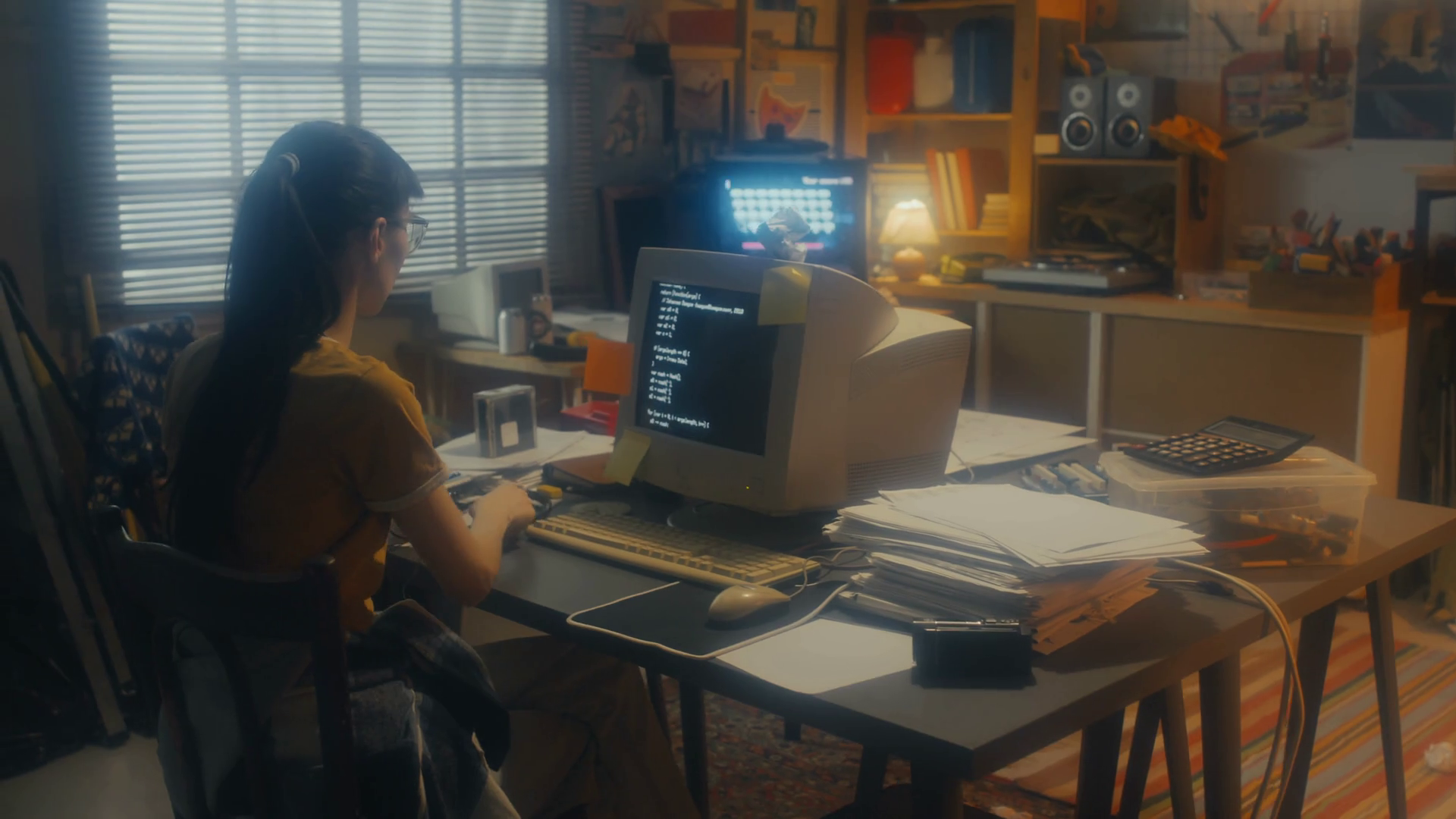 Portrait Of Young Software Developer Working Stock Footage SBV ...