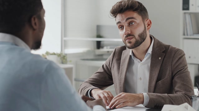 Man Stuttering Interview Stock Footage: Royalty-Free Video Clips ...