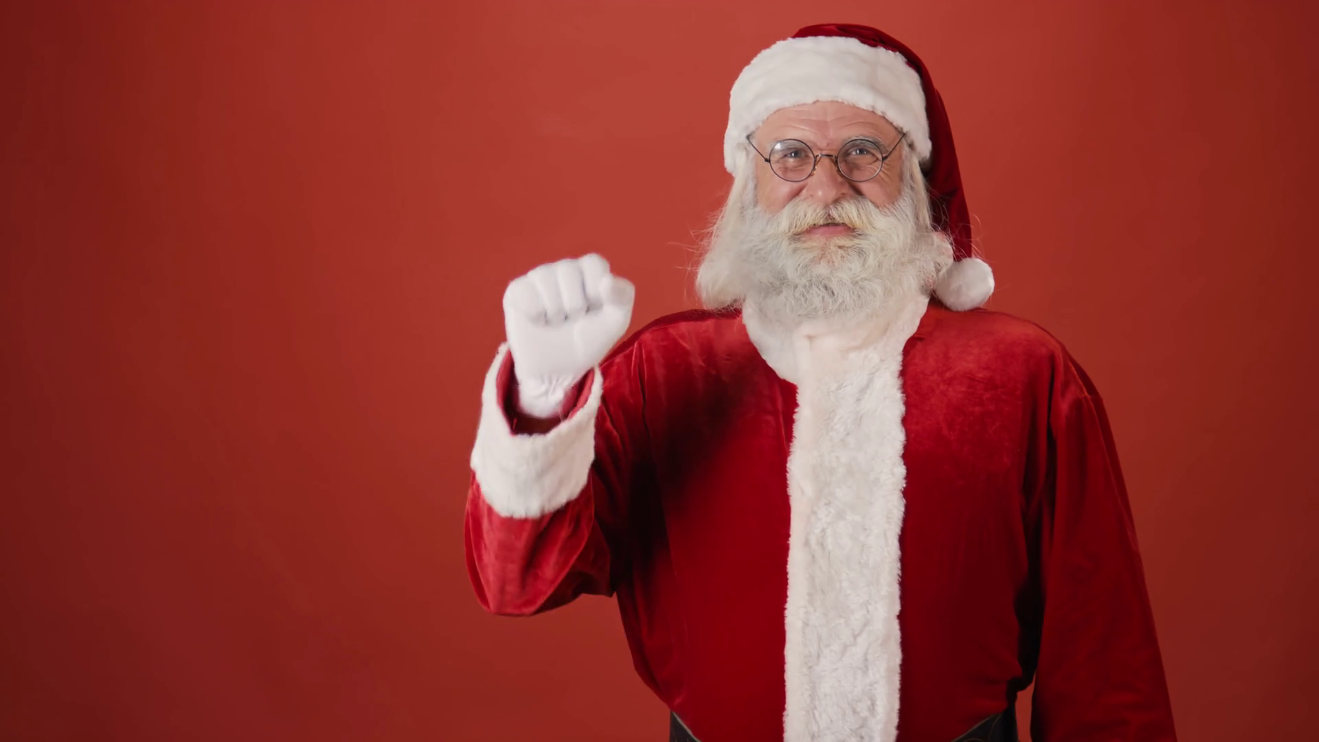 Medium Shot Of Mischievous Santa Claus In Stock Footage SBV-348530565 ...