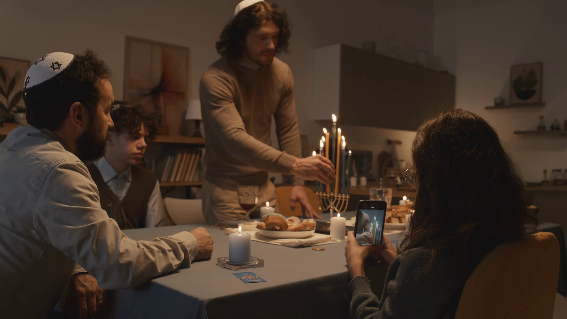 Medium Shot Of Widowed Middle-aged Jewish Stock Footage SBV-348666247 ...