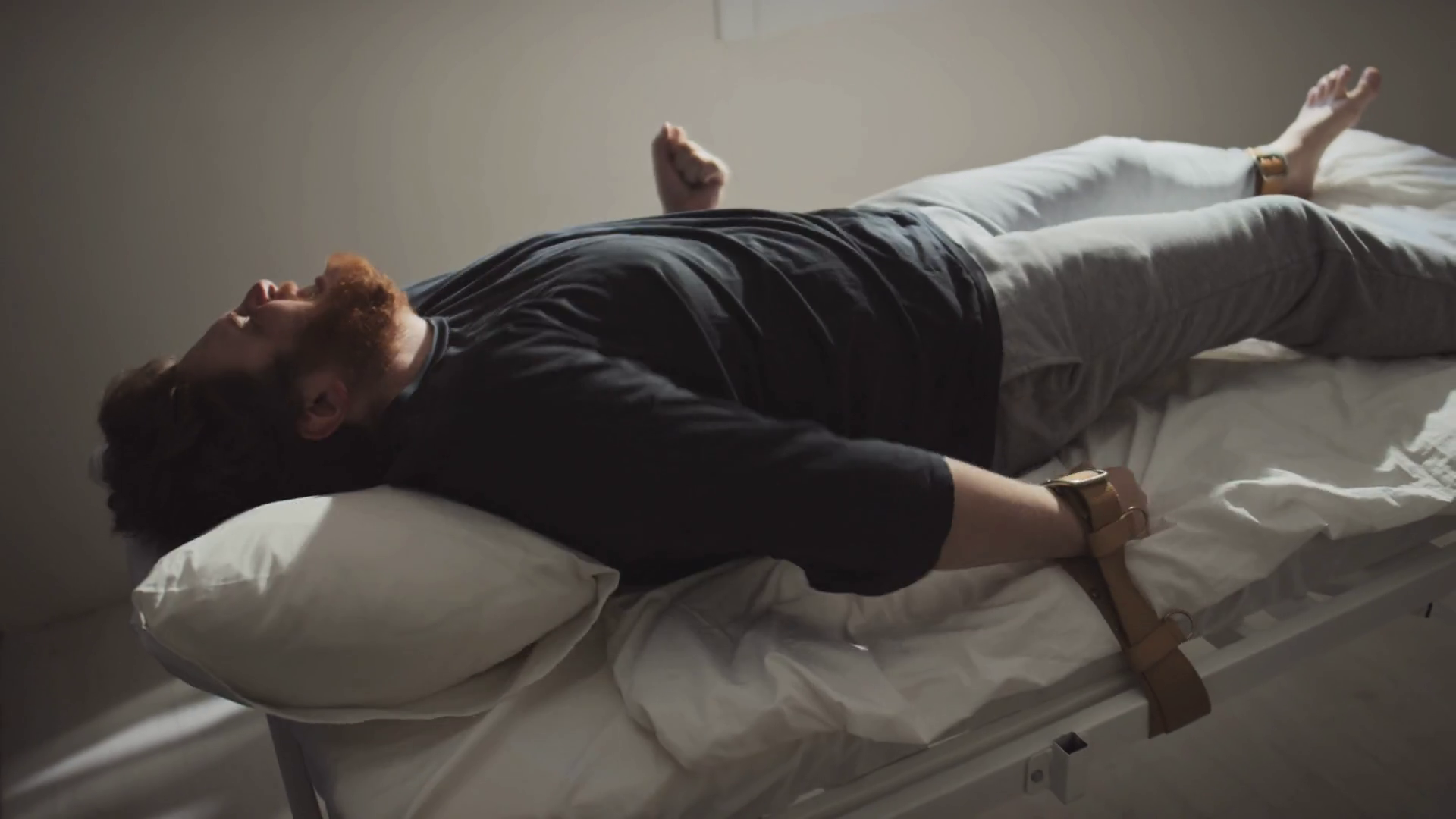 Male Patient With Mental Disorder Suffering Stock Footage SBV-348538473 ...