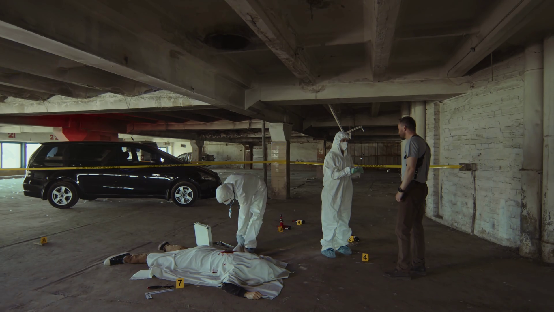 Full Zooming Out Shot Of Police Detective Stock Footage SBV-347654807 ...