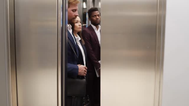 Walking Into Elevator Stock Footage: Royalty-Free Video Clips - Storyblocks
