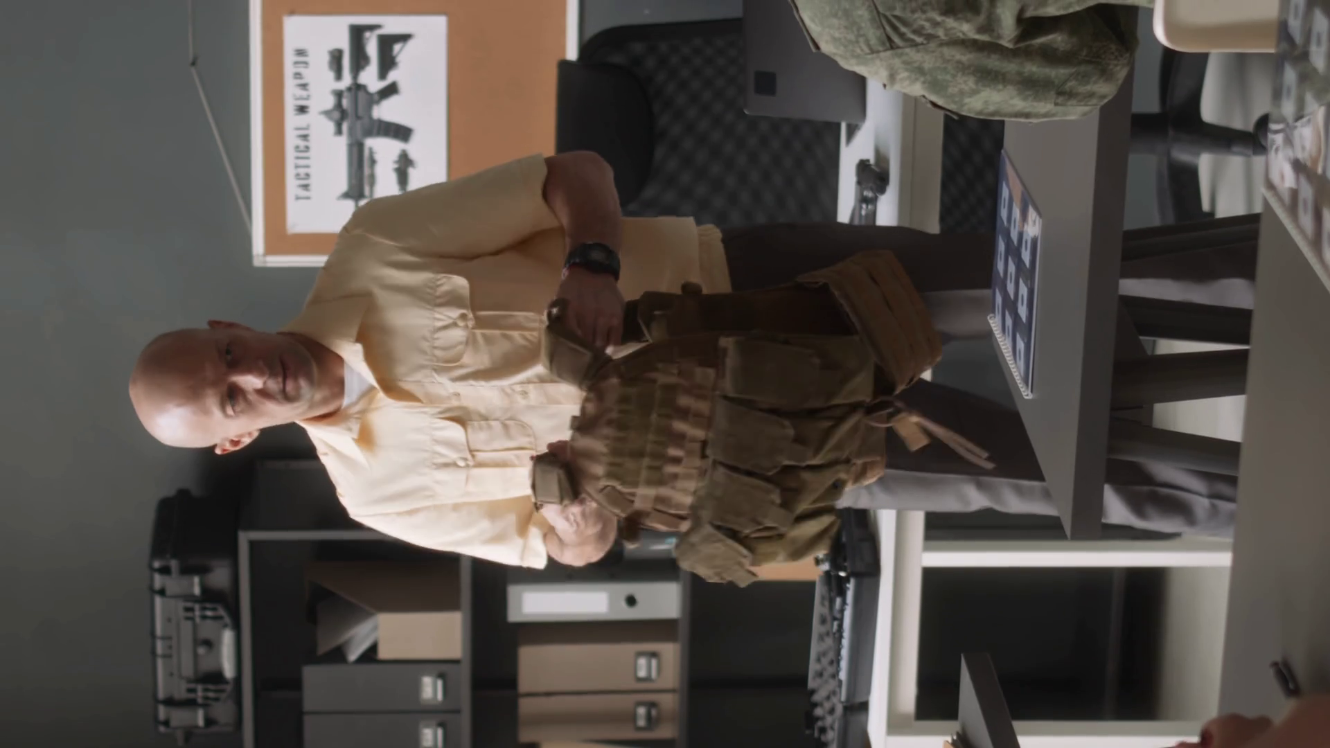 Vertical Of Caucasian Military Instructor Stock Footage SBV-348742676 ...