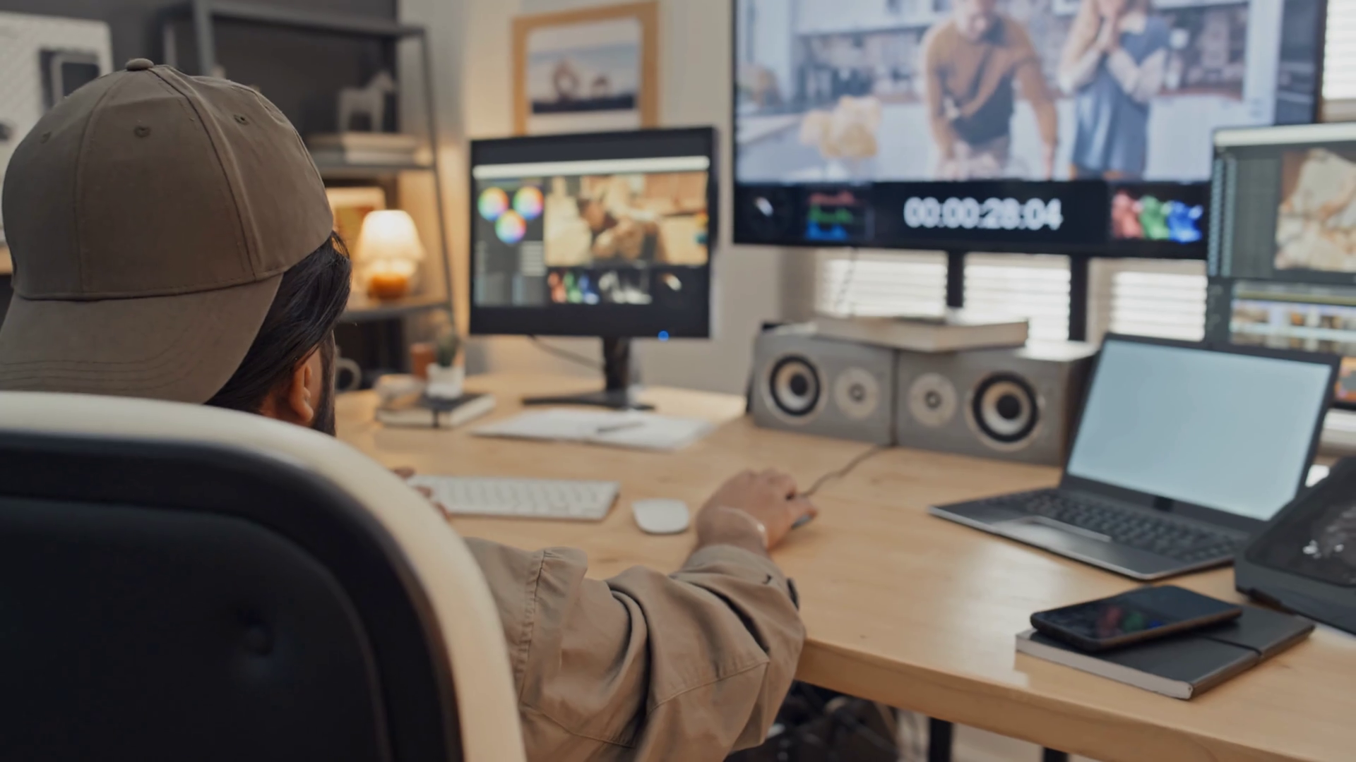 Medium Portrait Shot Of Cheerful Male Stock Footage SBV-348662195 ...