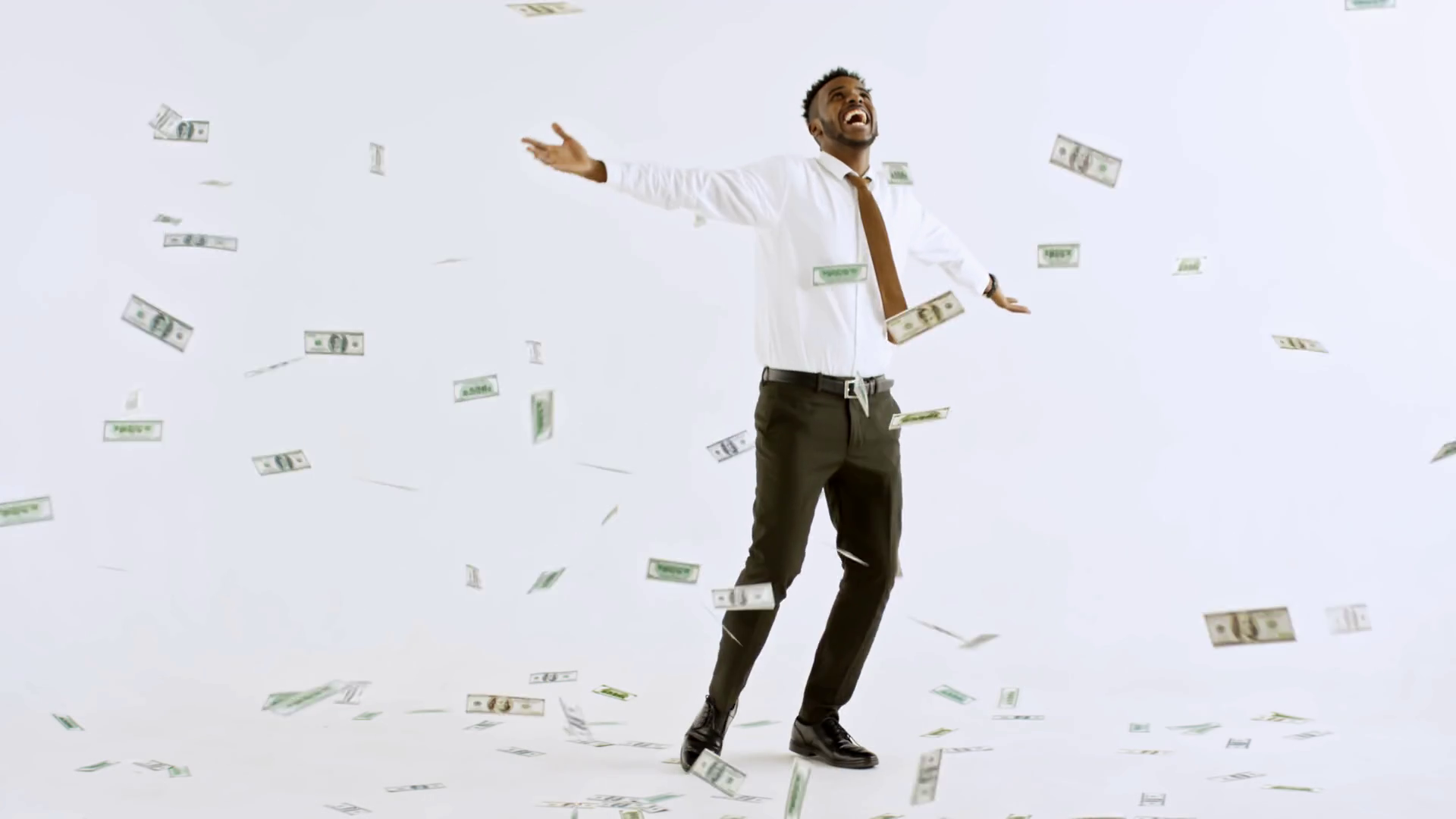 Wide Studio Shot With White Background: Stock Footage SBV-325692004 ...