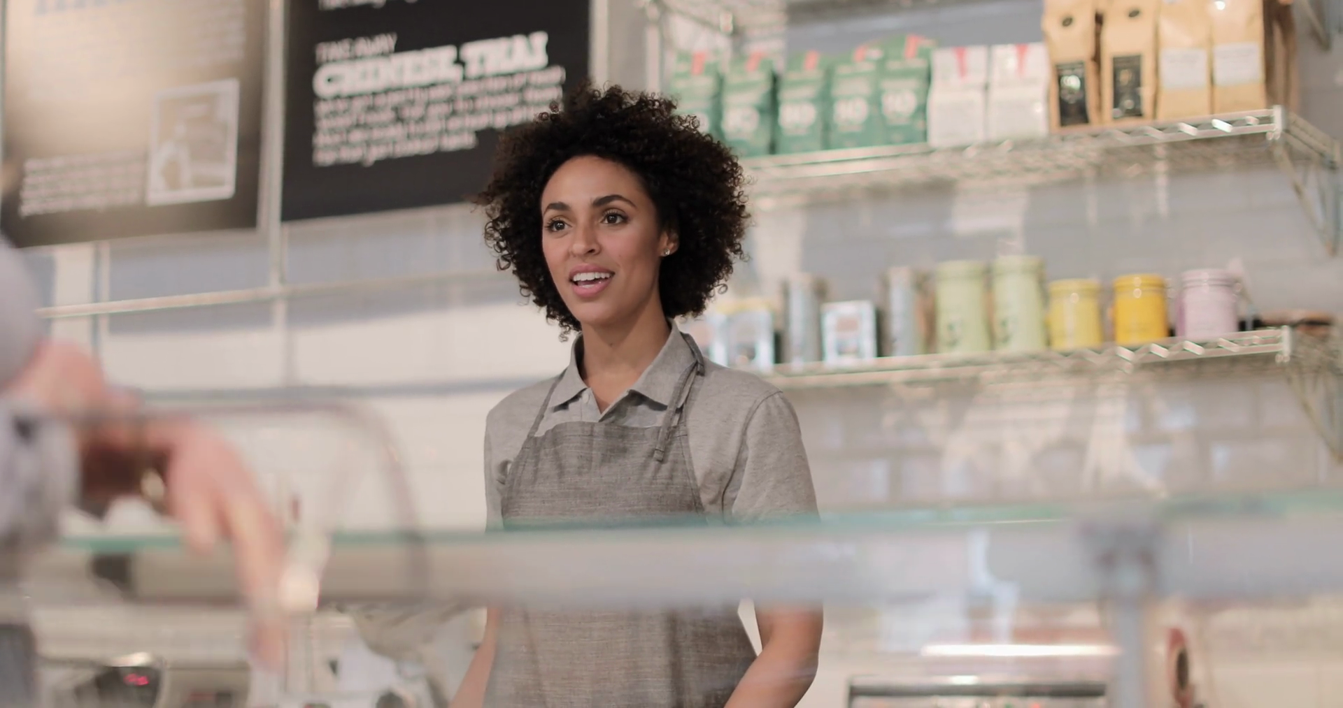 Sales Assistant Serving Customer At Deli Stock Footage SBV-351928223 ...