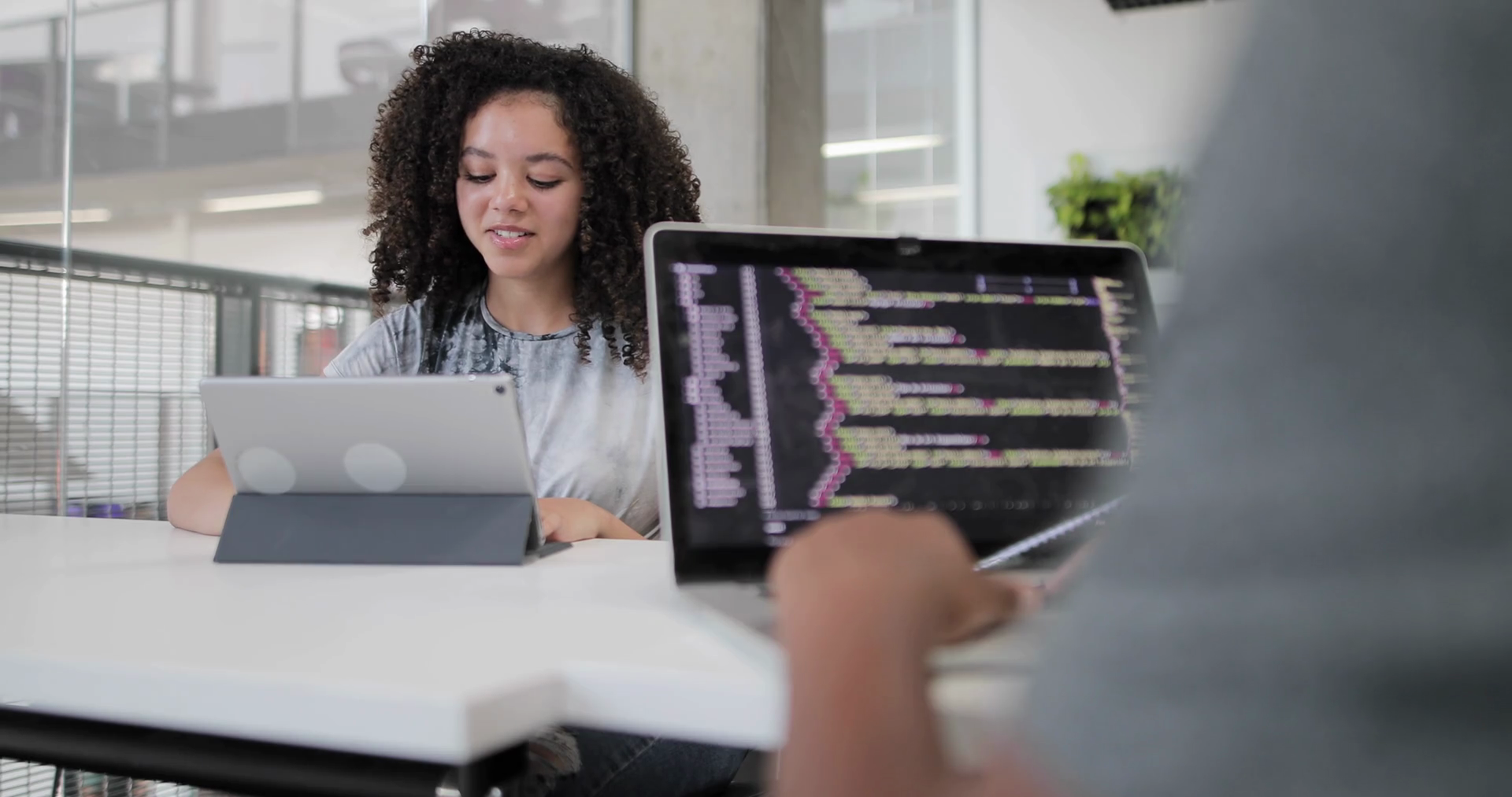 African American Female Student Coding In Stock Footage SBV-351920089 ...
