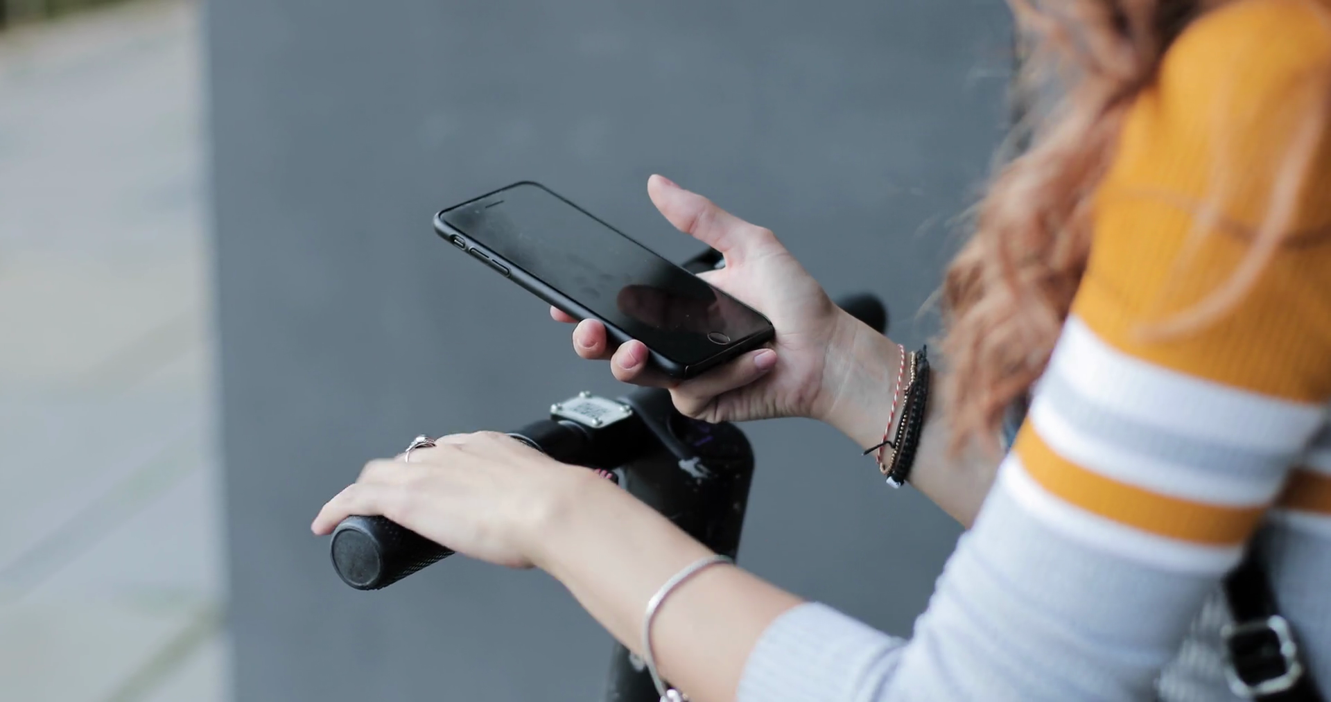 Female Commuter Scanning Qr Code On Electric Stock Footage SBV ...