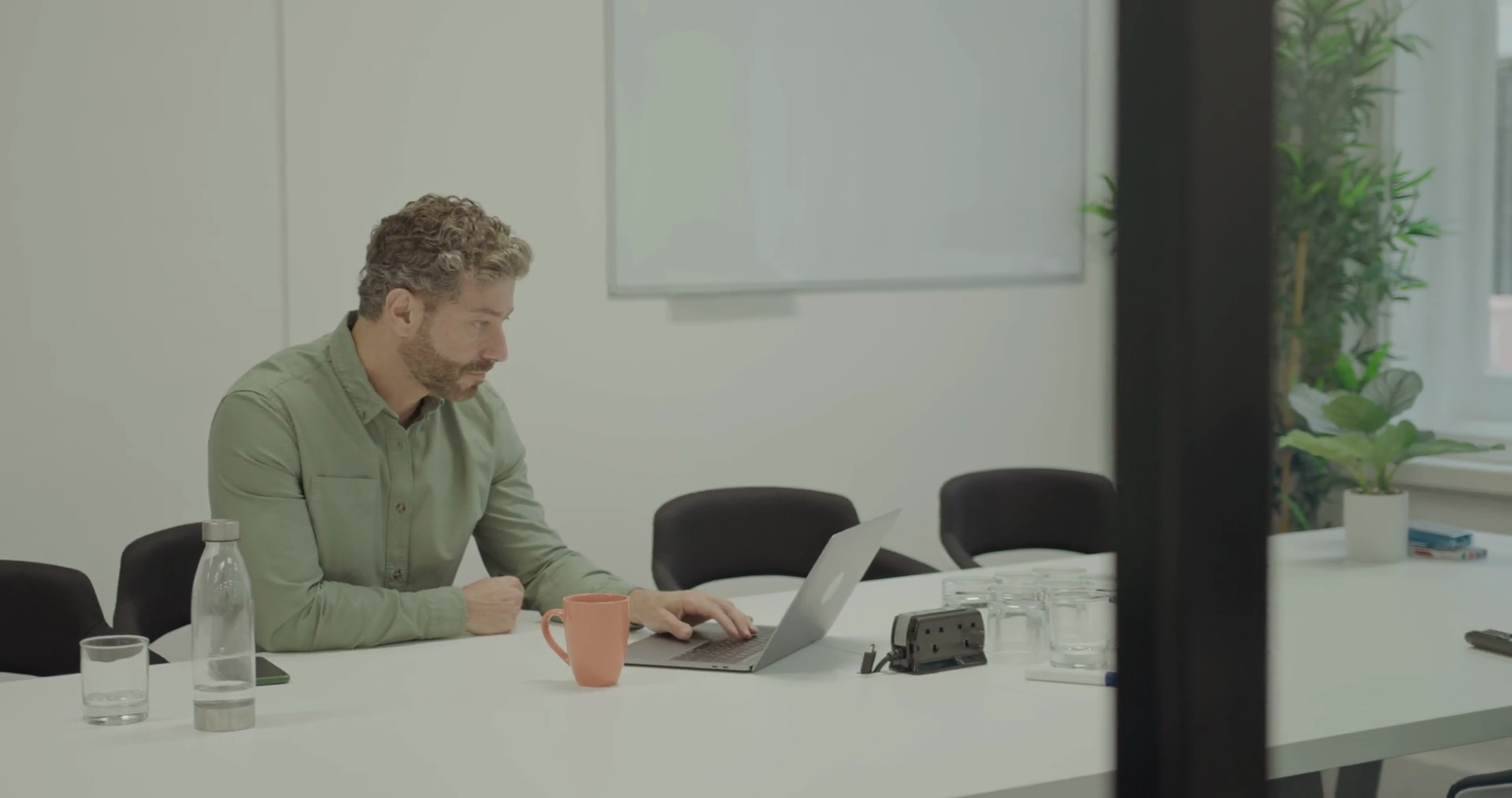 Business People Job Interview In Corporate Stock Footage SBV-351811472 ...