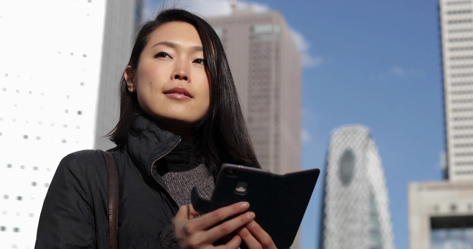 Japanese Female Using Smart Phone In Tokyo Stock Footage SBV-338969414 ...