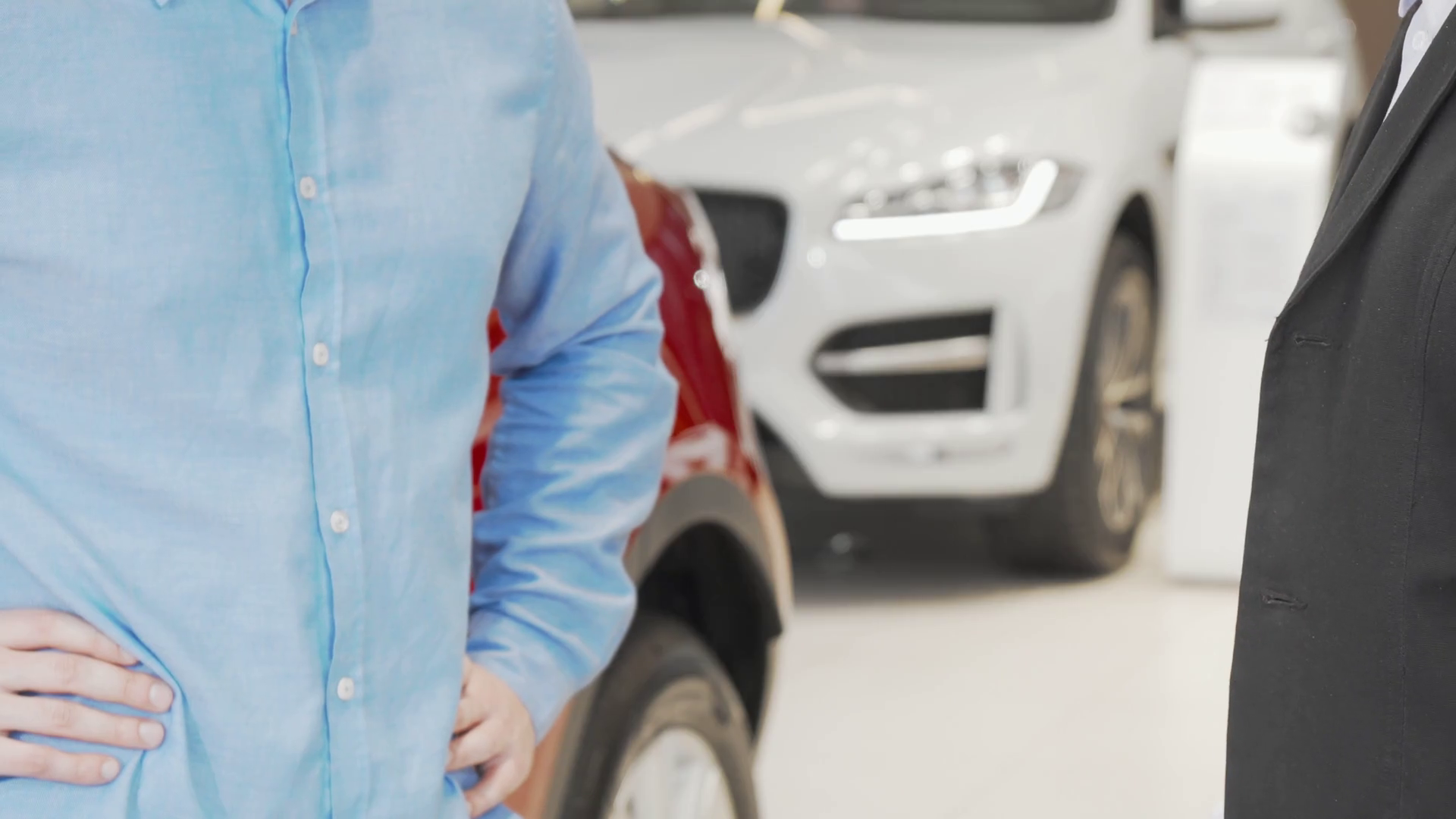Man Receiving Car Keys Shaking Hands With Stock Footage SBV-346775856 ...