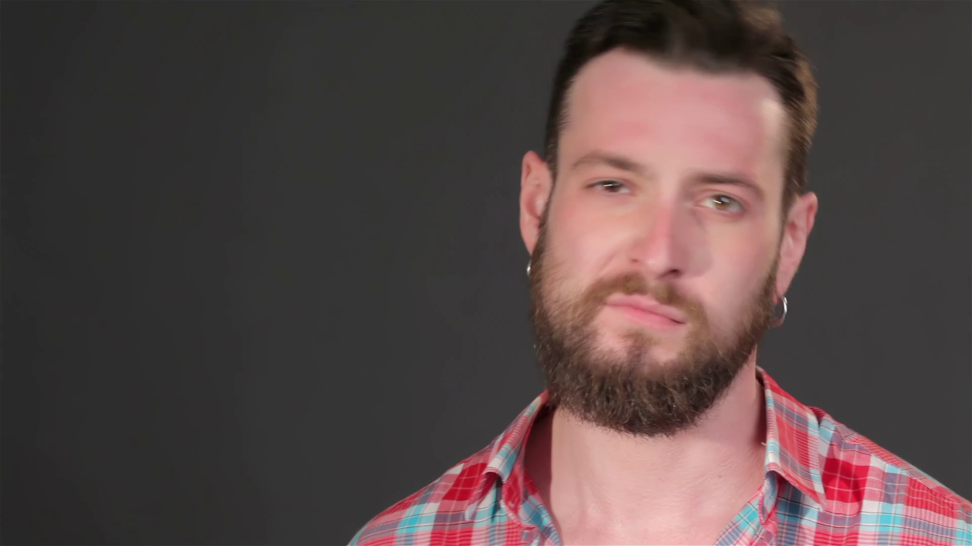 Young Guy Scratches Beard Stock Footage SBV-348672050 - Storyblocks