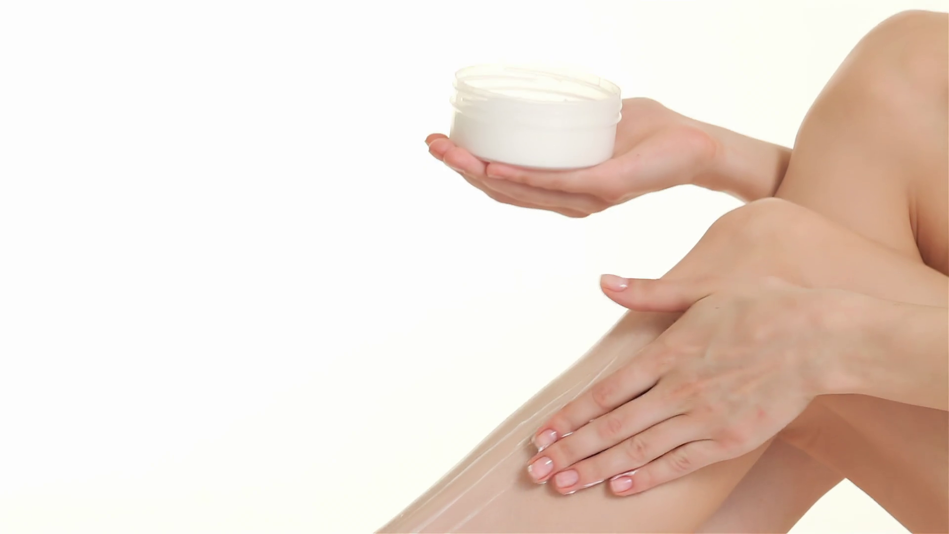 Close Up Of Woman Creams Leg Stock Footage SBV-348672297 - Storyblocks