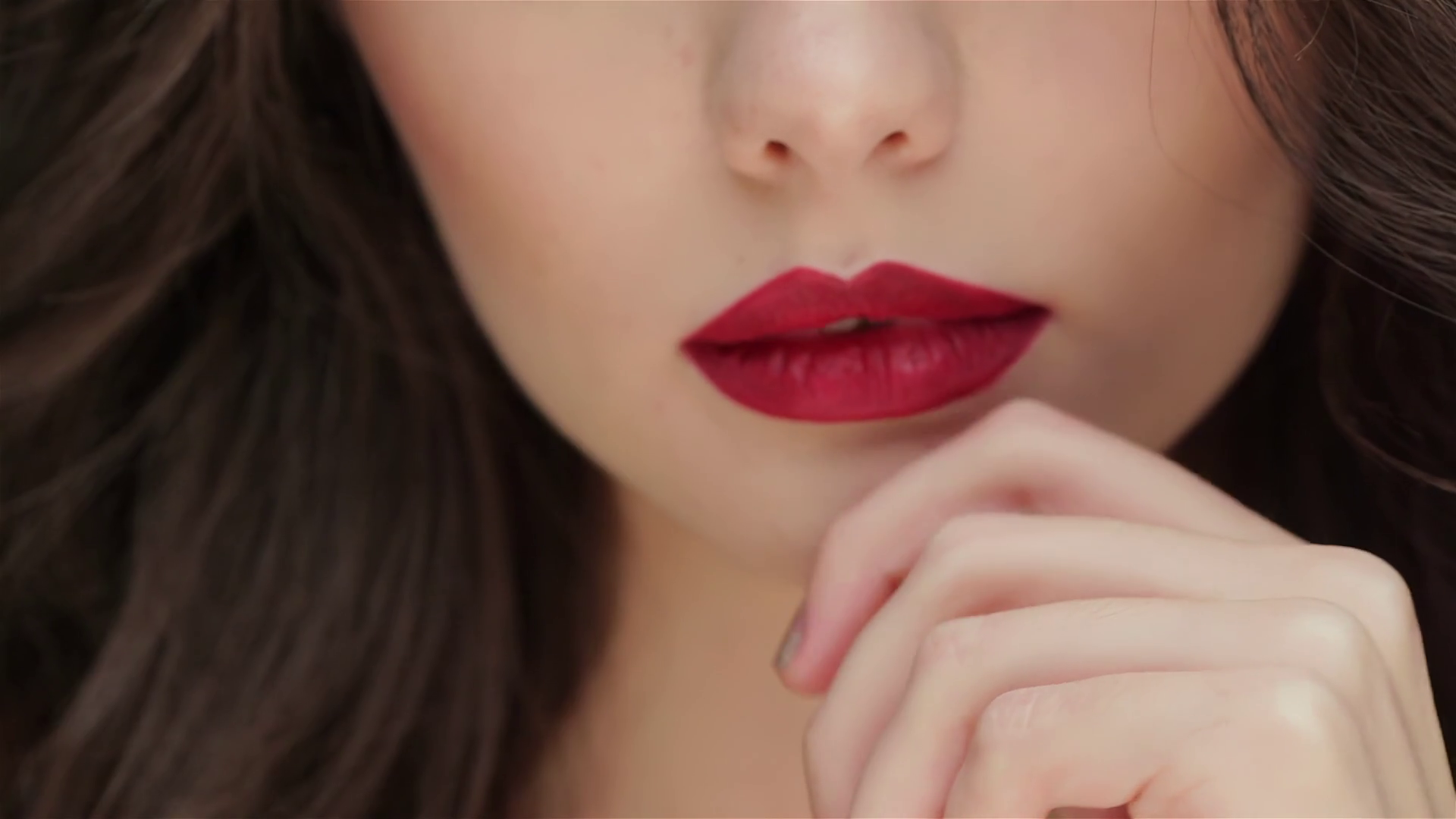 Close Up Finger On Lips Of Young Girl Stock Footage Sbv 348675684 Storyblocks