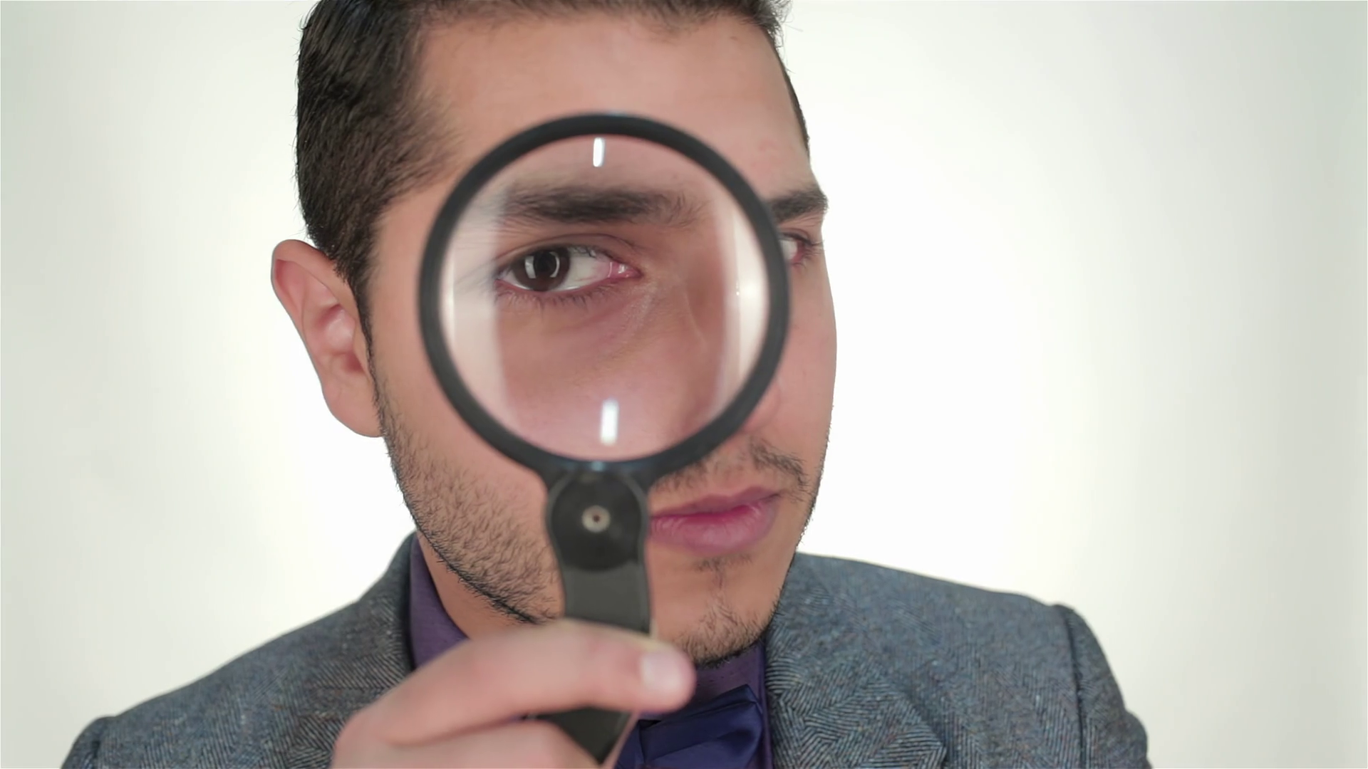 Through Magnifying Glass Stock Footage SBV-348515022 - Storyblocks