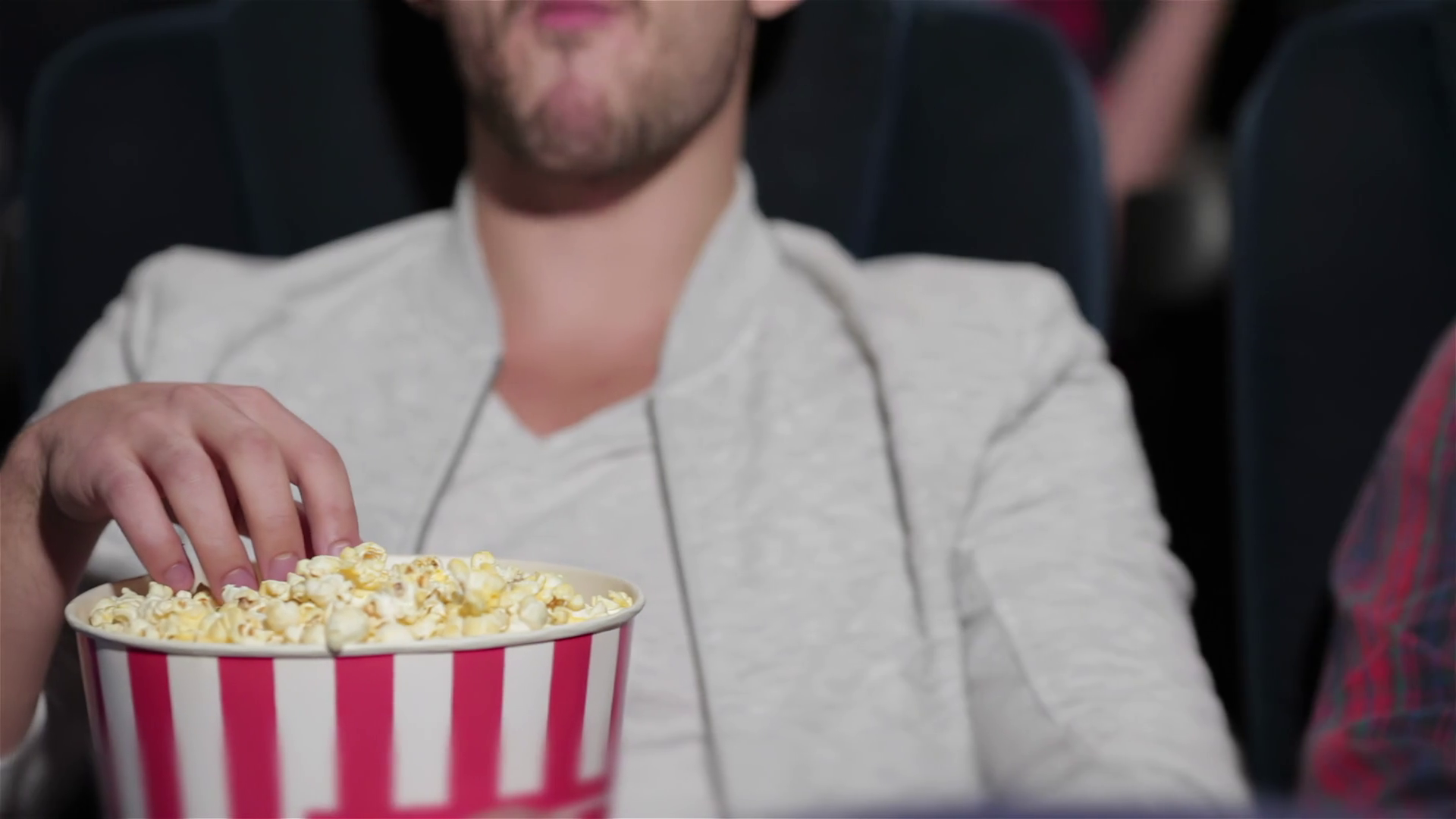 Couple In Cinema Theater Watching Movie Stock Footage SBV-348515036 - Storyblocks