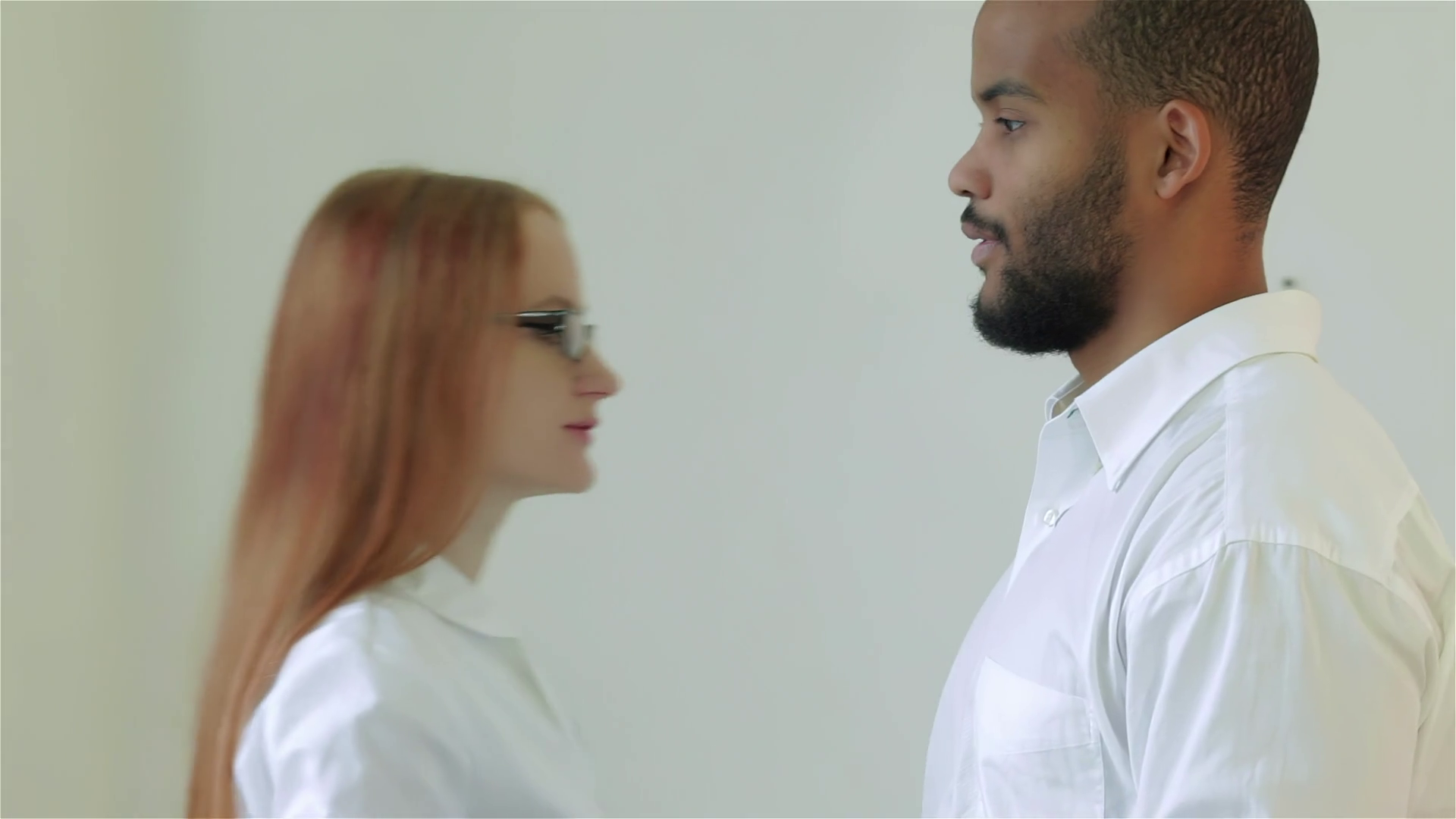 Nice Doctor Listens To Patient Stethoscope Stock Footage SBV-348581205 ...