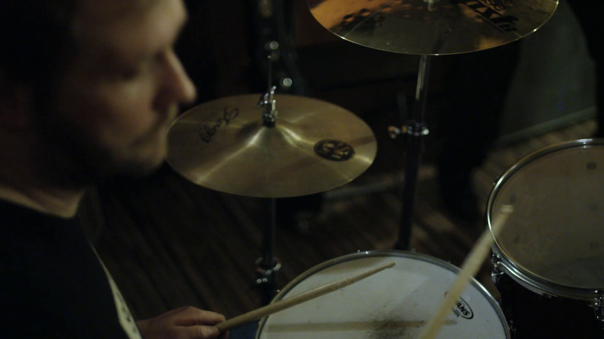 Man Playing Percussion Instruments Stock Footage SBV-312601448 ...