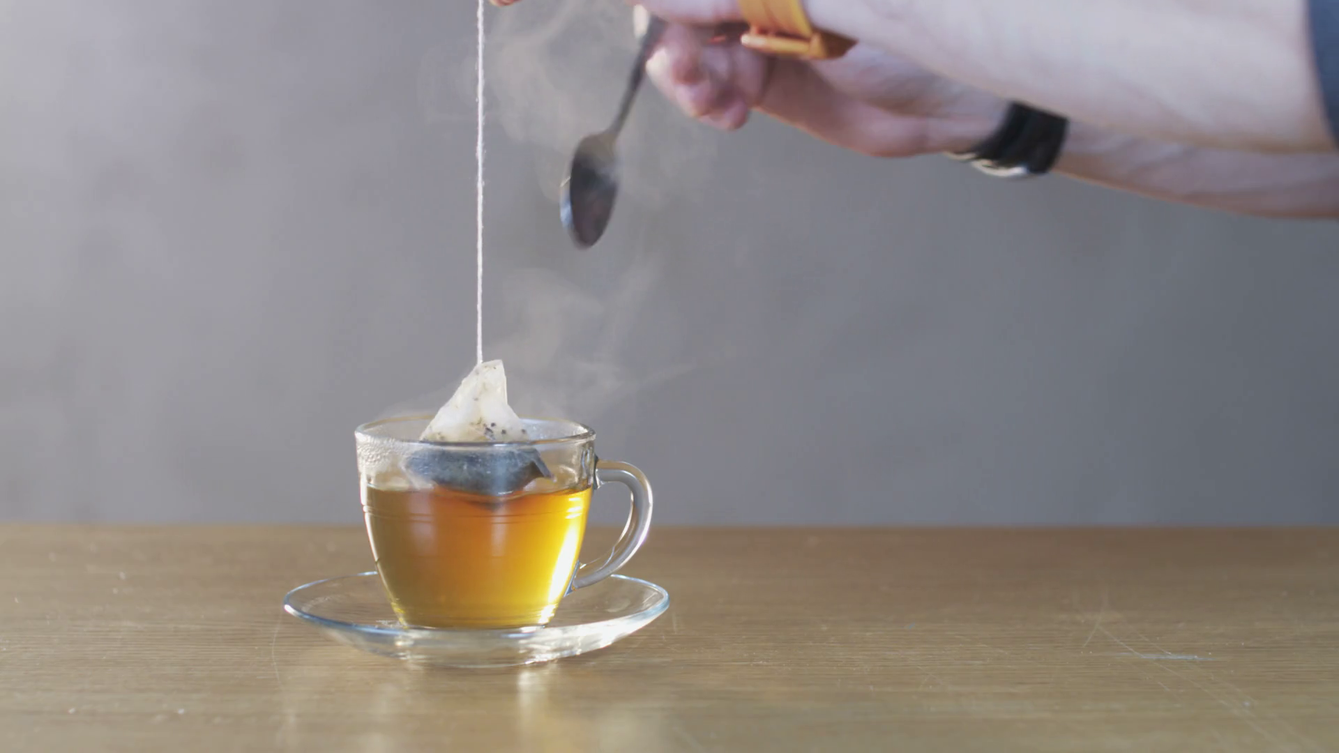 Man Preparing Tea In Glass Stock Footage SBV-310515113 - Storyblocks